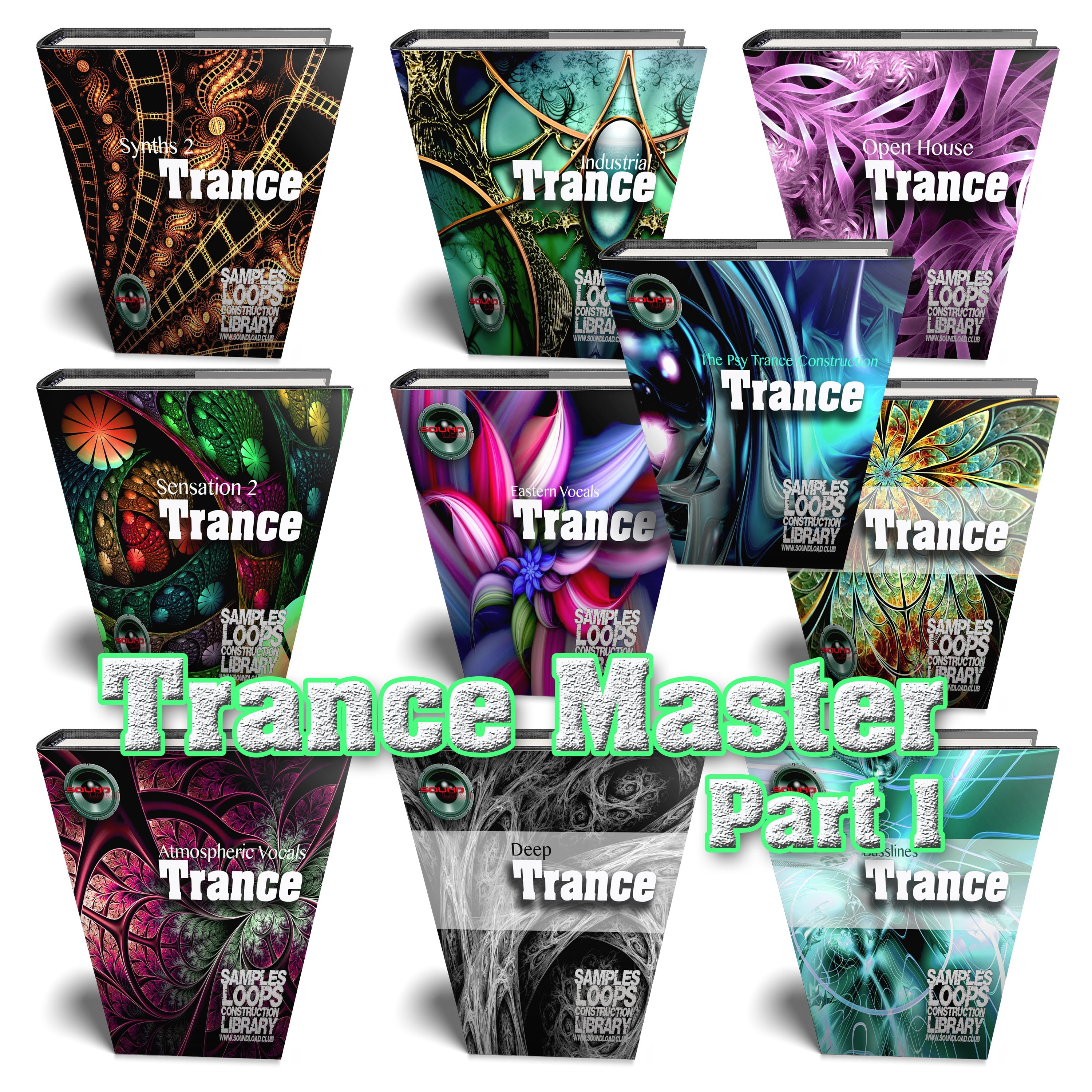 Trance Master MEGA Bundle 1 - 10 Large Essential WAVE Samples/Loop ...