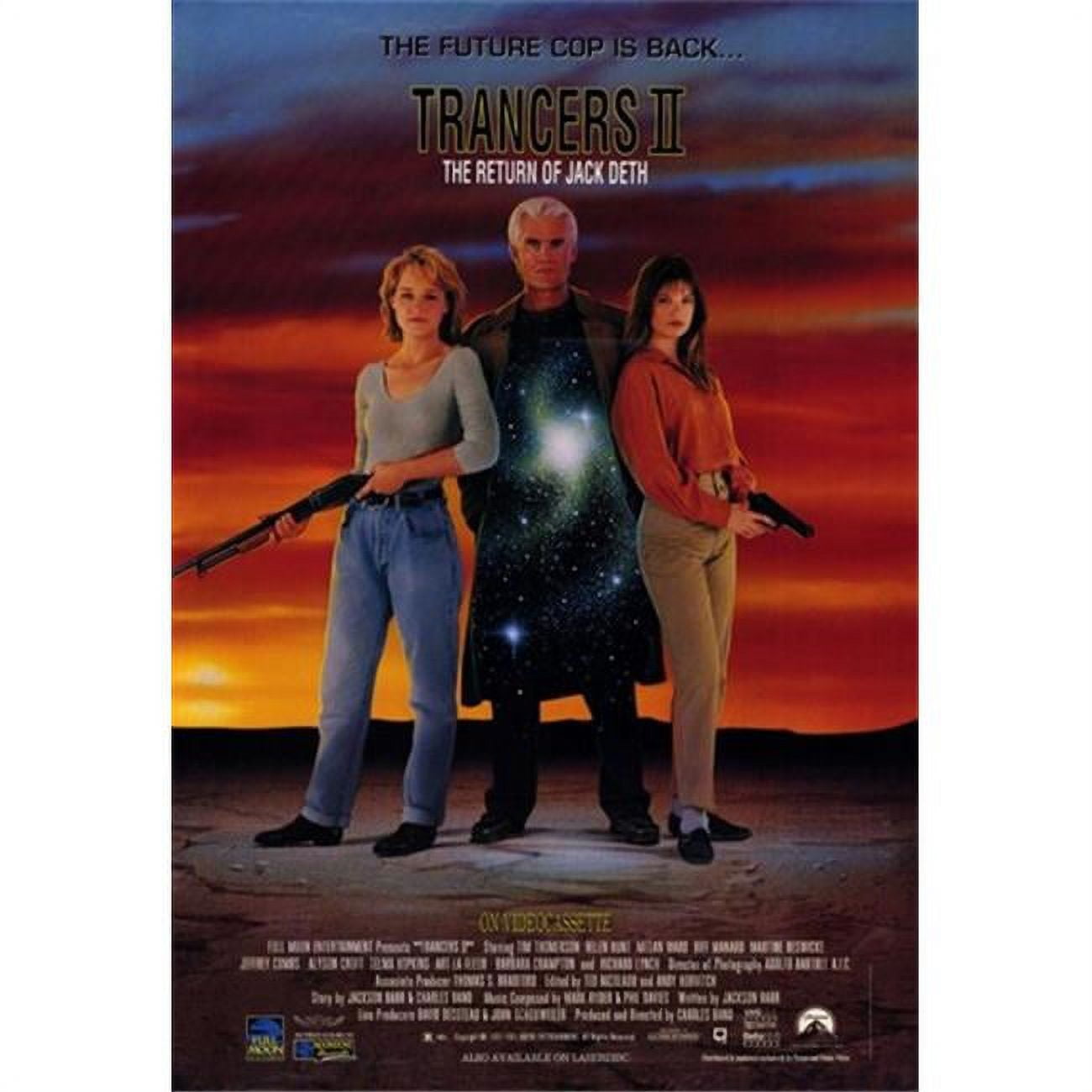 Trancers 2 the Return of Jack Deth Movie Poster - 11 x 17 in. - Walmart.com