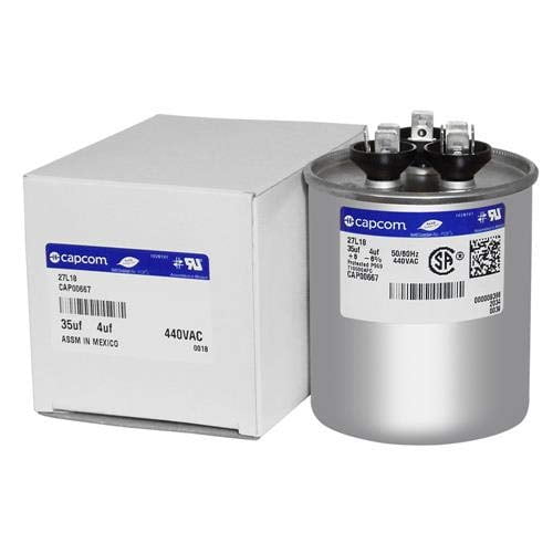 Trane/American Standard OEM Capacitor - 27L18 / CPT00667 / CPT-0667-35/ ...
