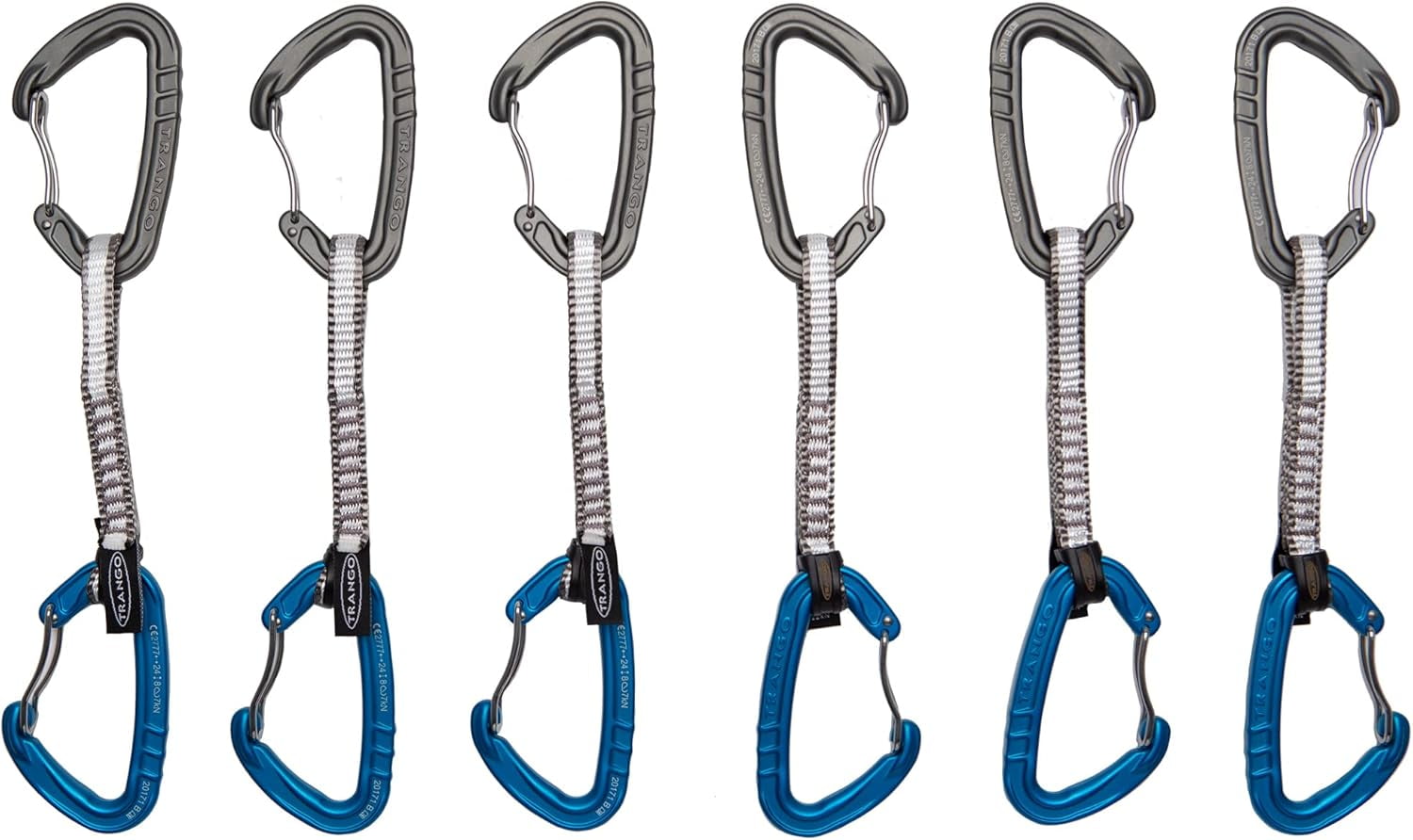 Trango Matte Phase Quickdraws - 6 Pack of Draws for Sport, Trad and Climbing, 12cm - Walmart.com