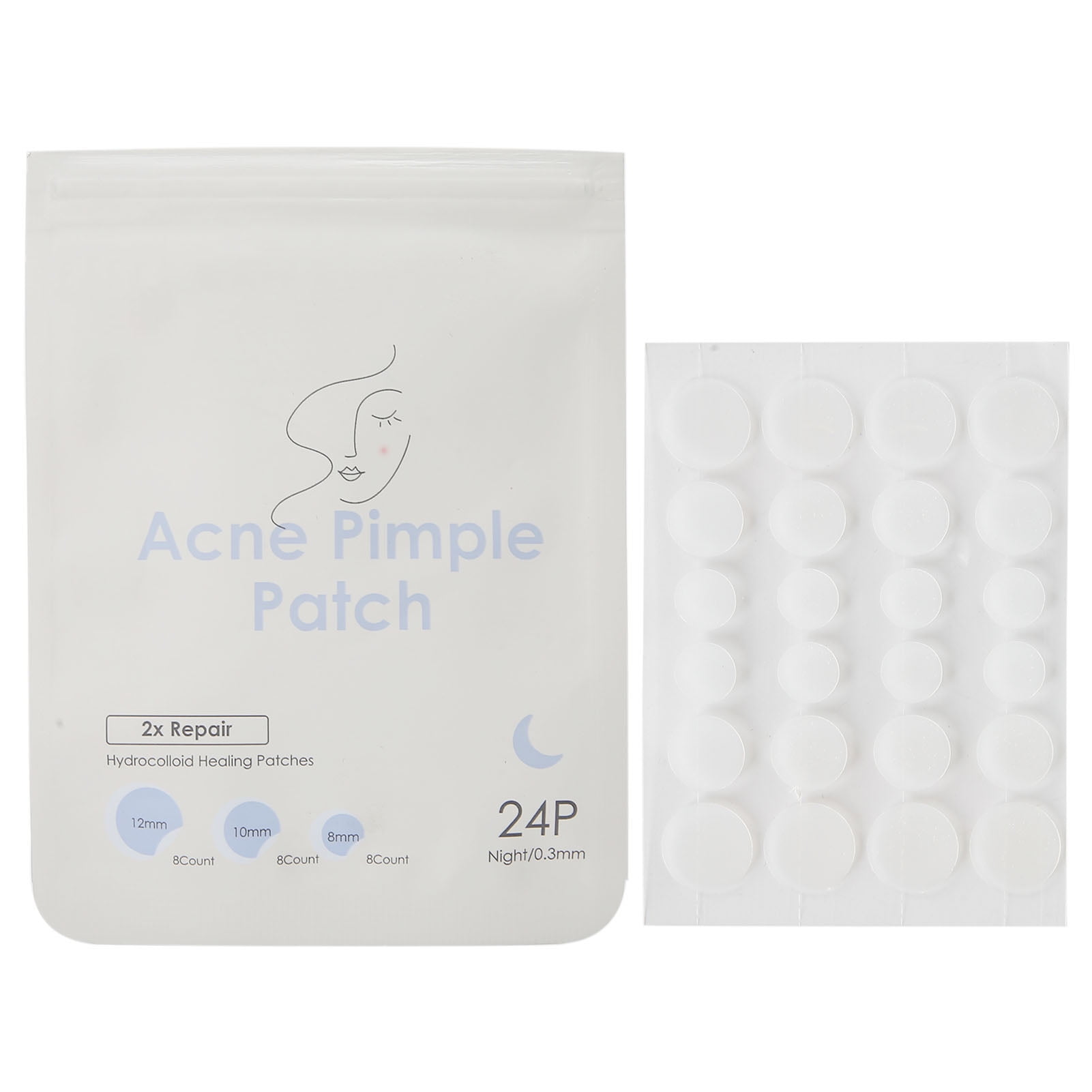Tranparent Hydrocolloid Acne Patch Tea Tree Skin Acne Pimple Treatment ...