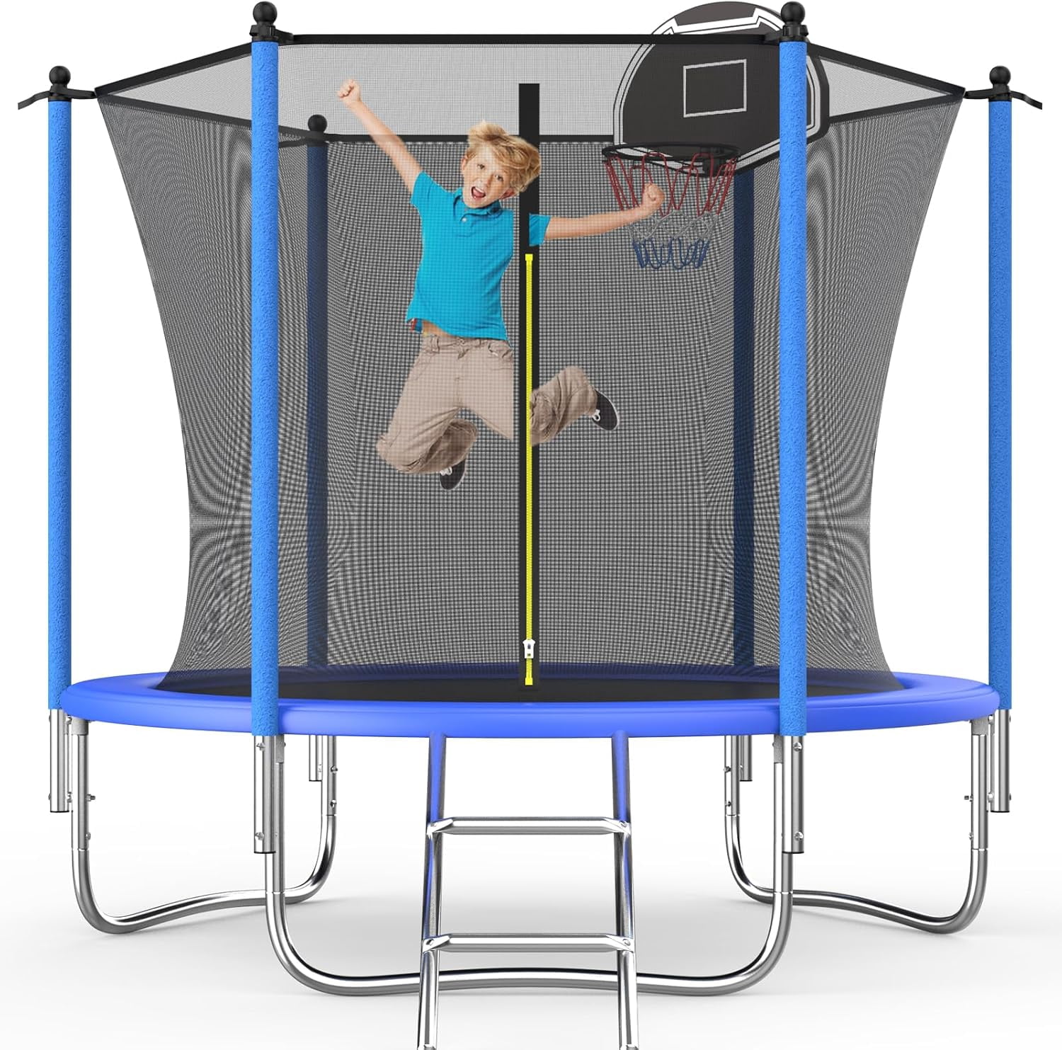 Tranpoline 10FT 12FT 14FT Tranpoline for Kids with Safety Enclosure Net ...