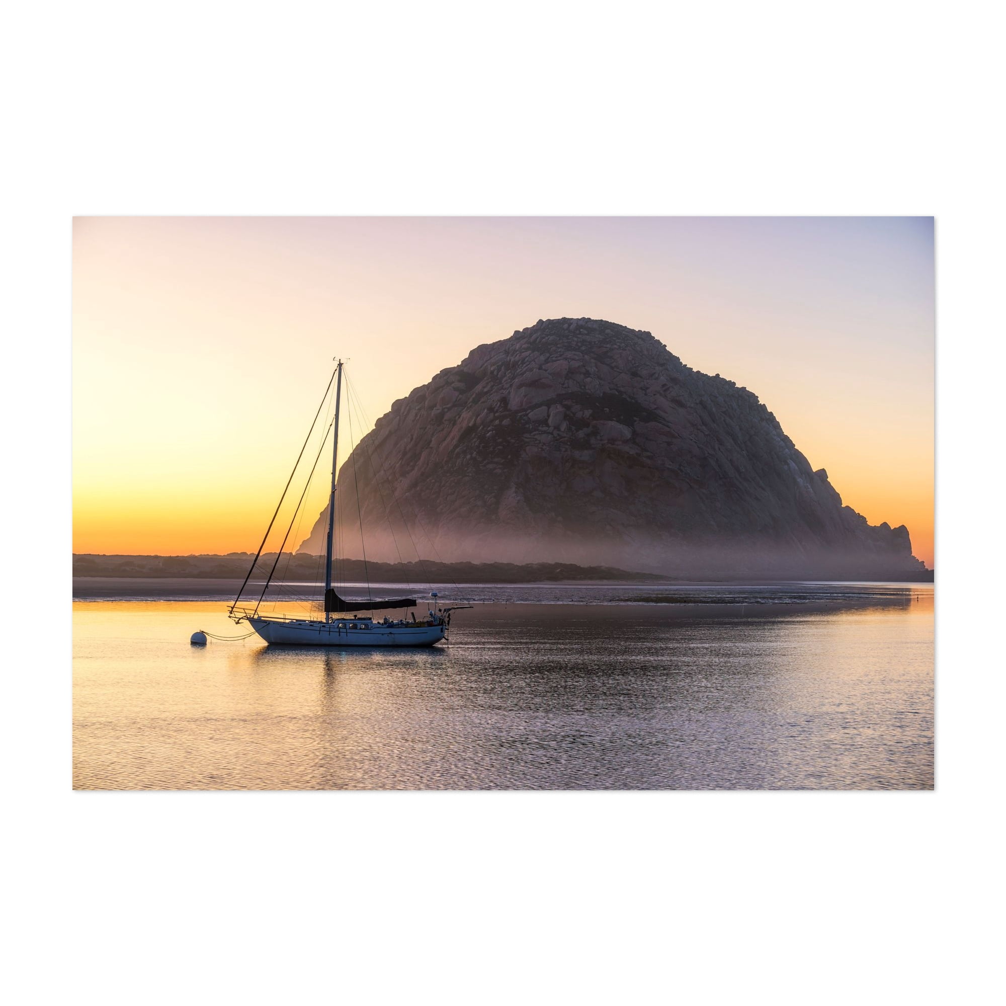 Tranquil Retreat - Morro Rock - Morro Bay California Photography Sunset ...