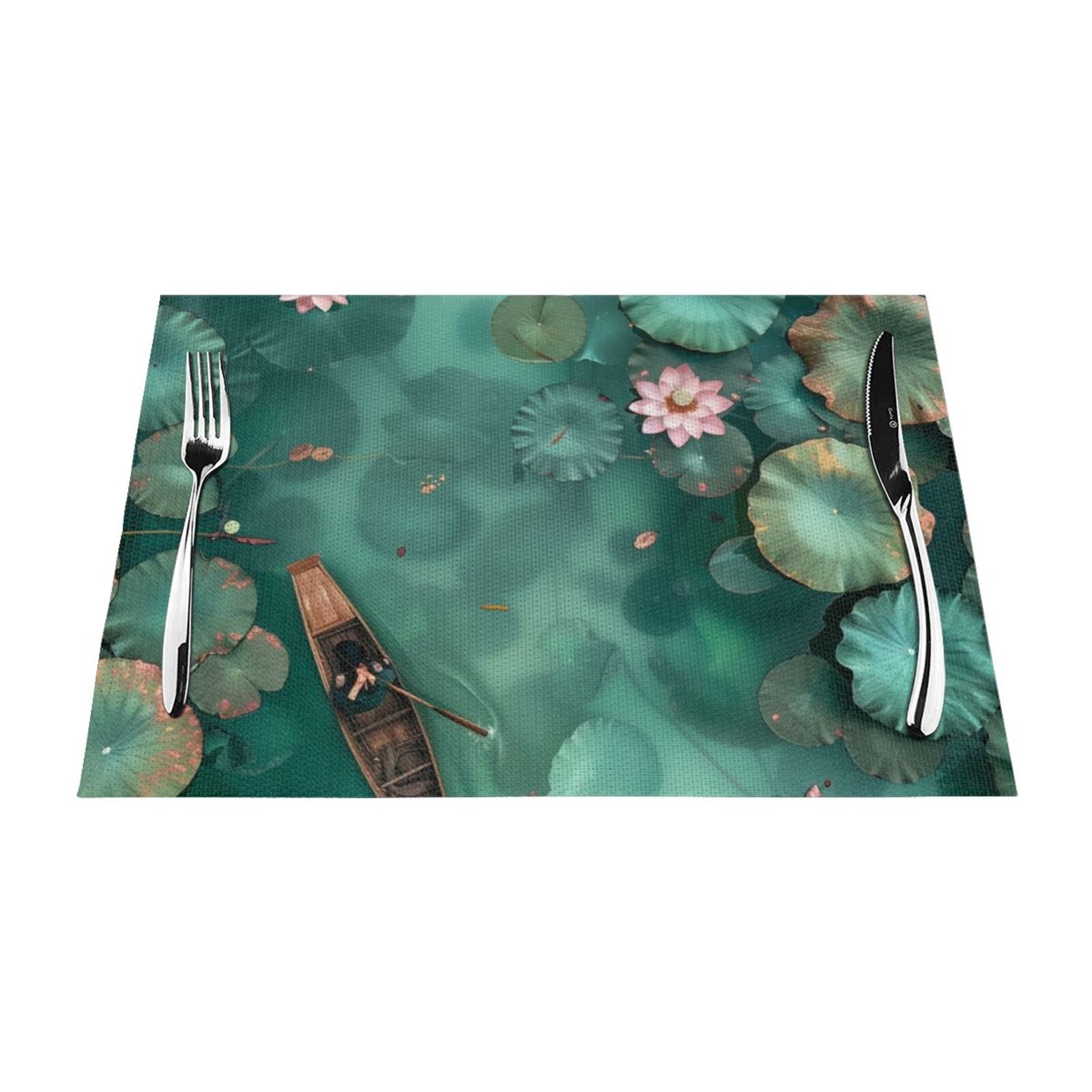 Tranquil with Table mat can be wiped, dinner mat set, felt can be wiped ...