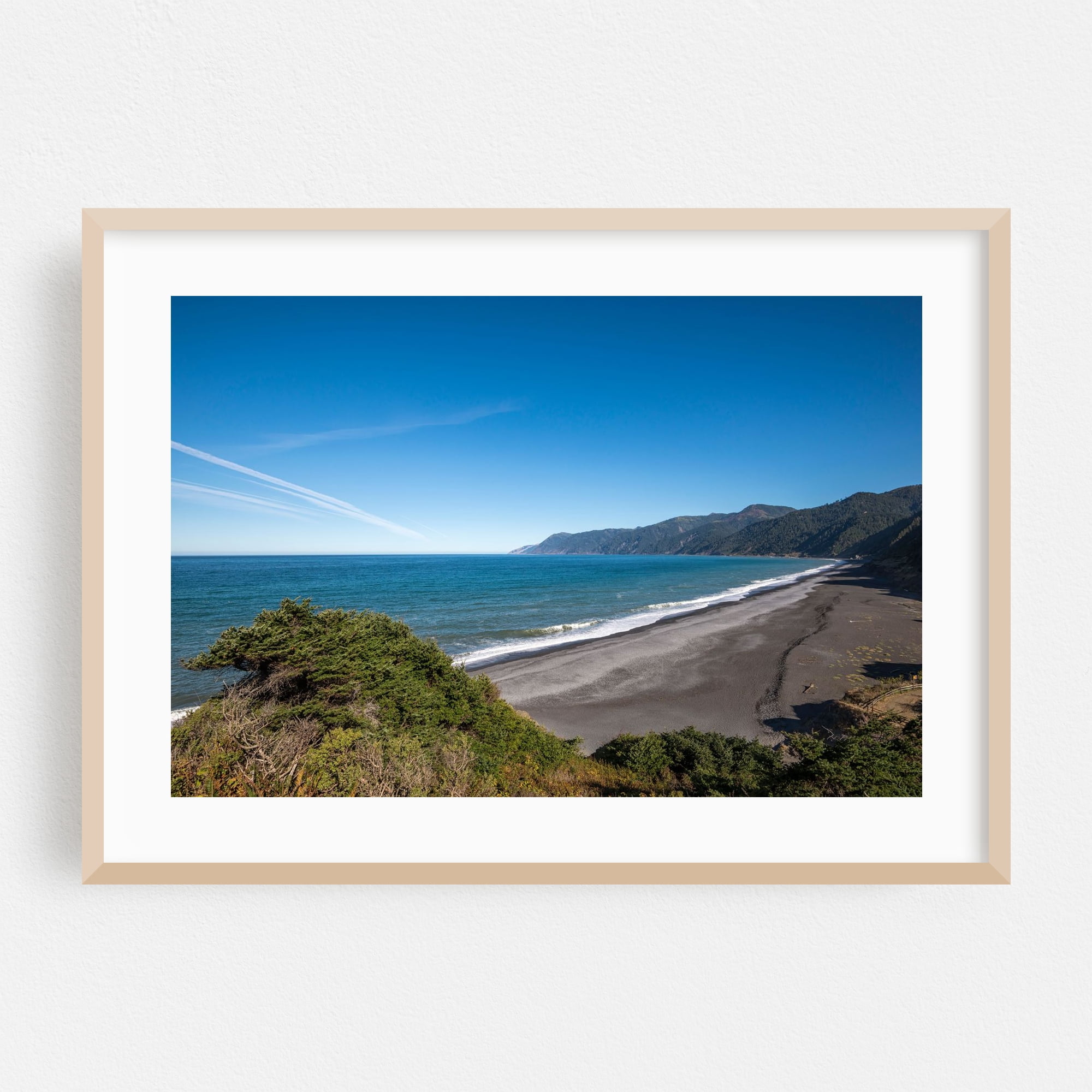 Tranquil Tides at Black Sands - Photography Coastal Beach Nature Ocean ...