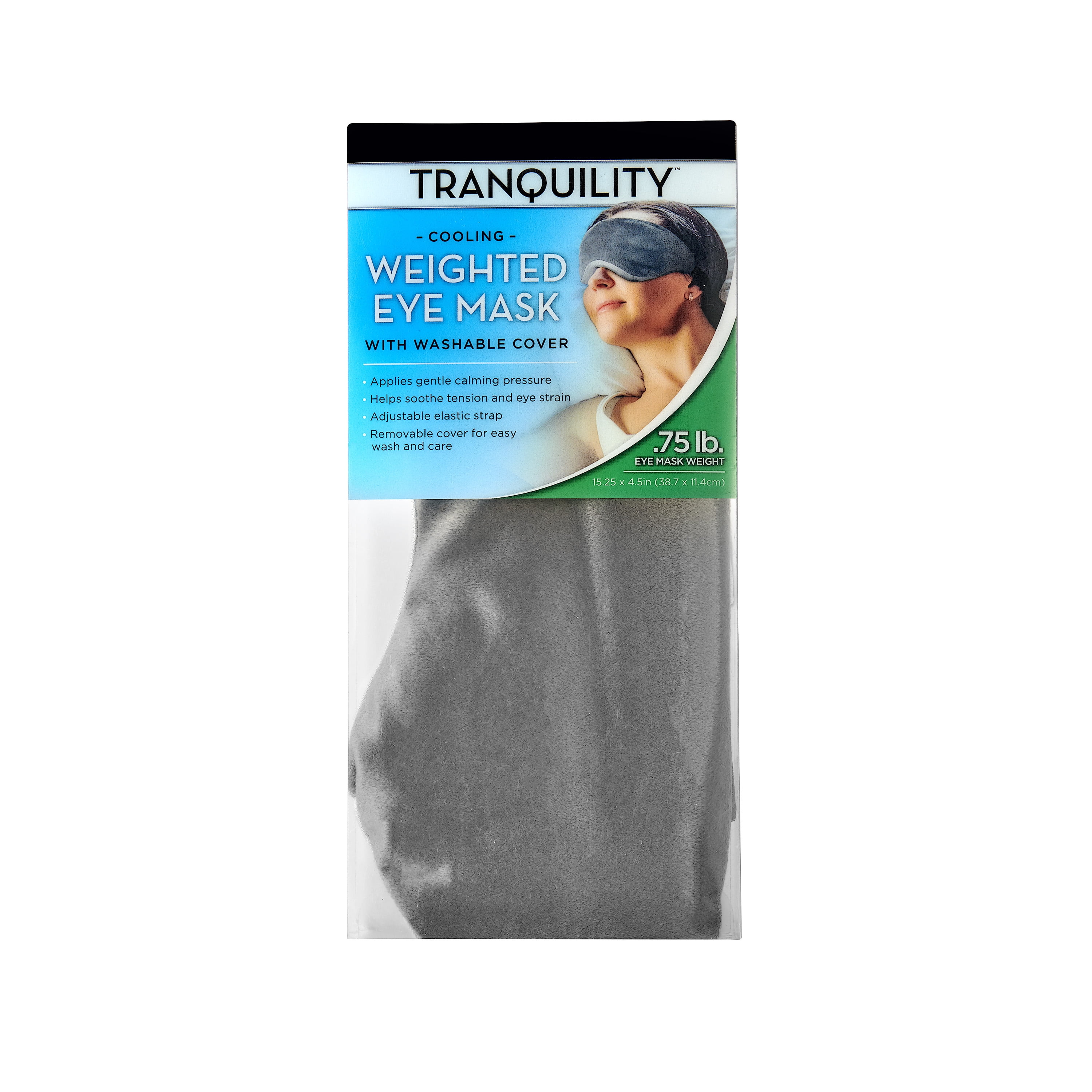 Tranquility Cooling Weighted Eye Mask, Grey - Walmart.com