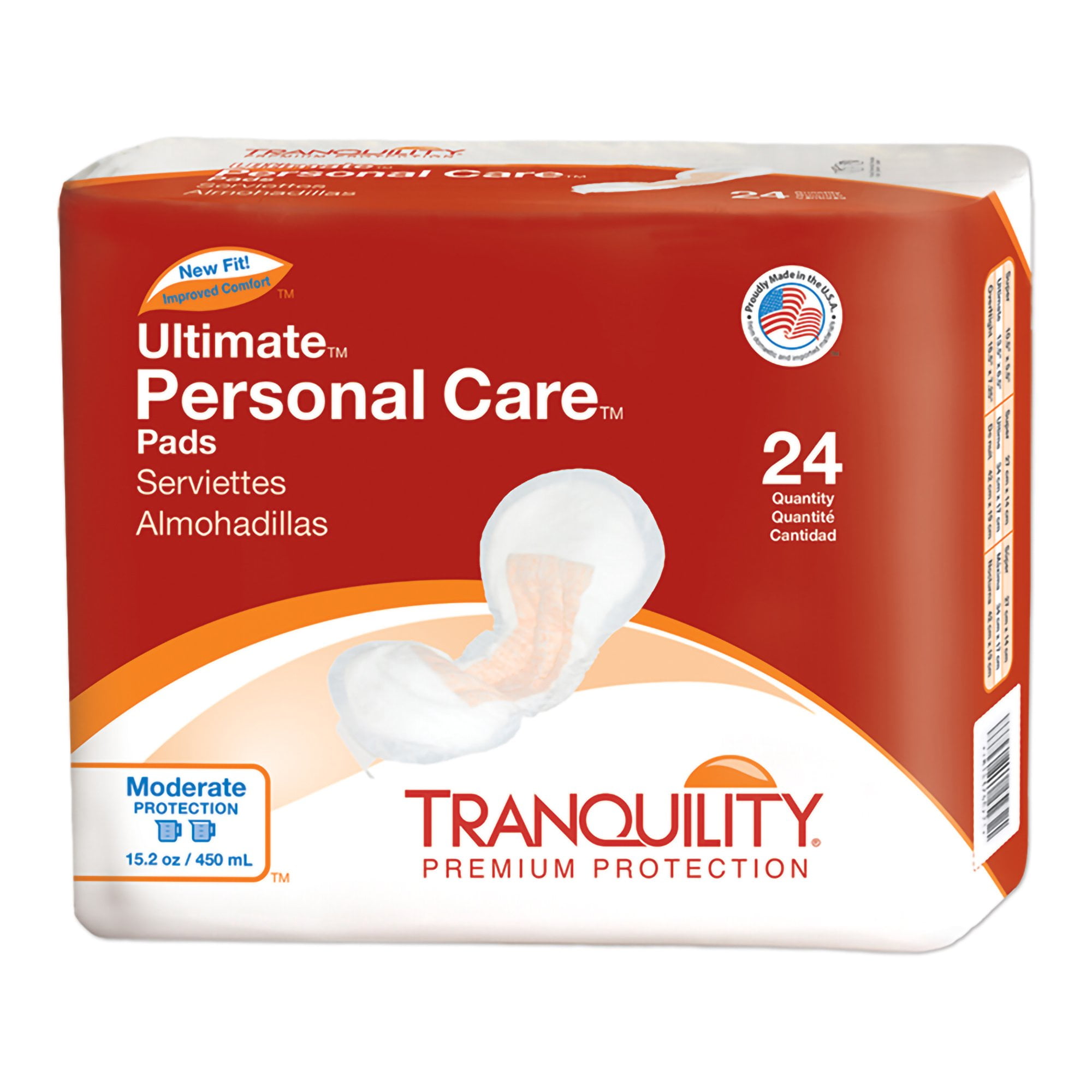 Tranquility Personal Care Unisex Incontinent Pad Ultimate 6-1/2 X 13-1/ ...