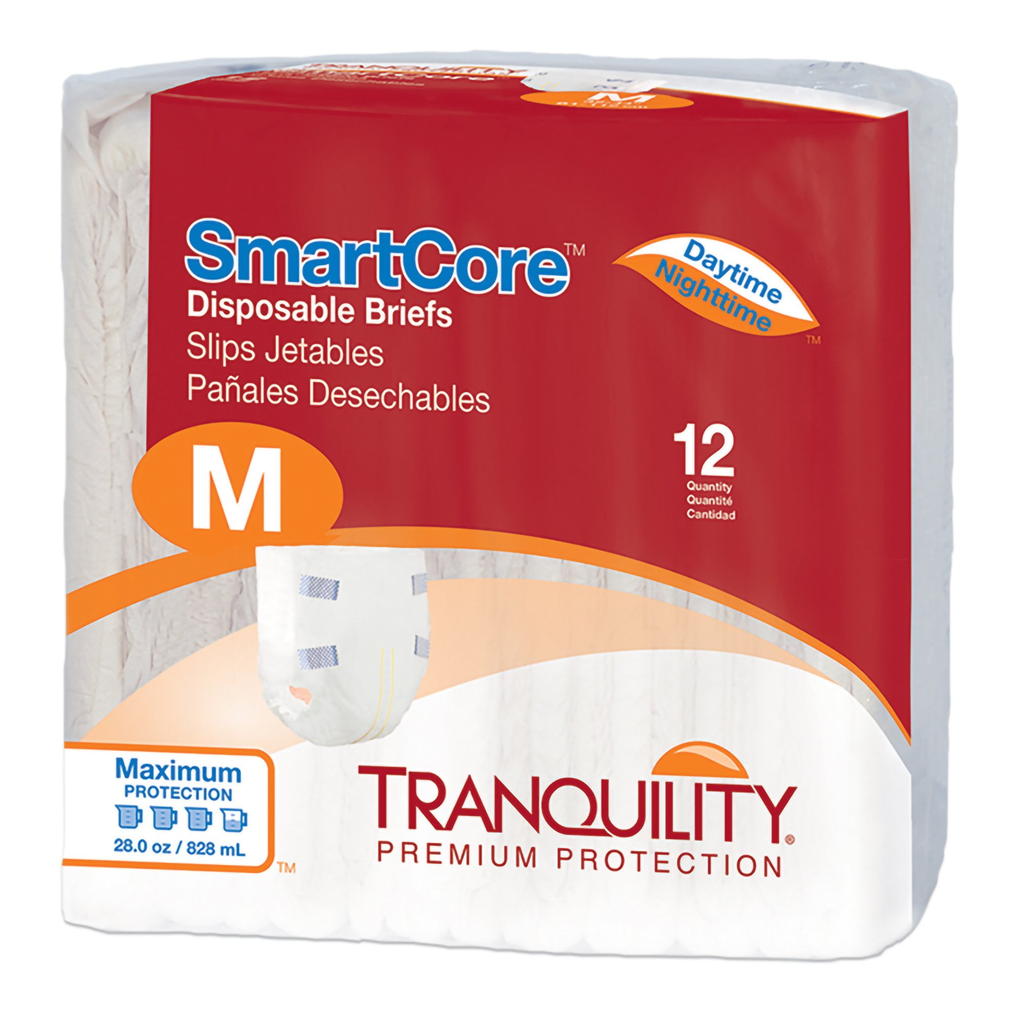 Tranquility SmartCore Brief Medium, Pack of 12 - Walmart.com