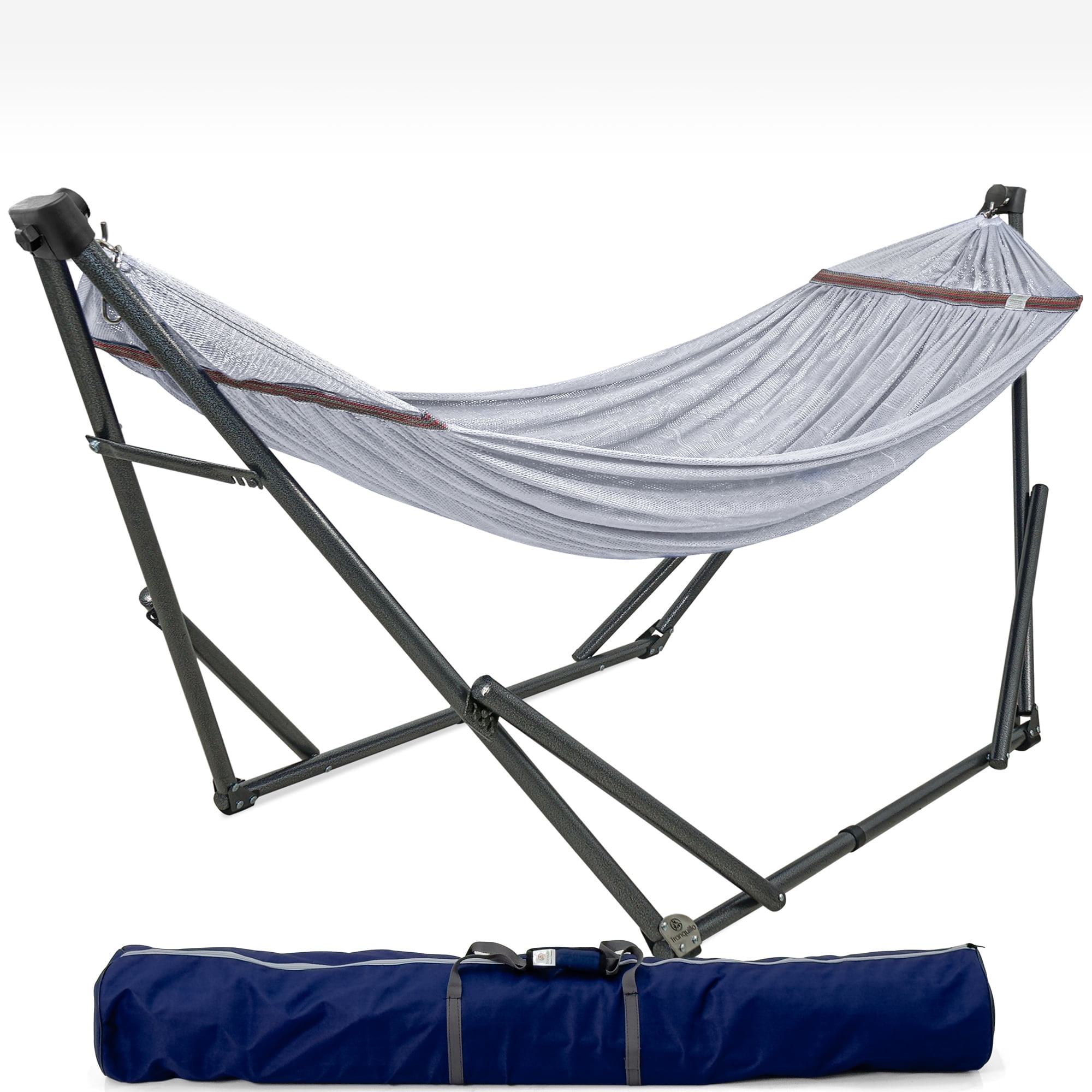 Tranquillo Adjustable Hammock Stand 600 lbs Capacity, Collapsible ...