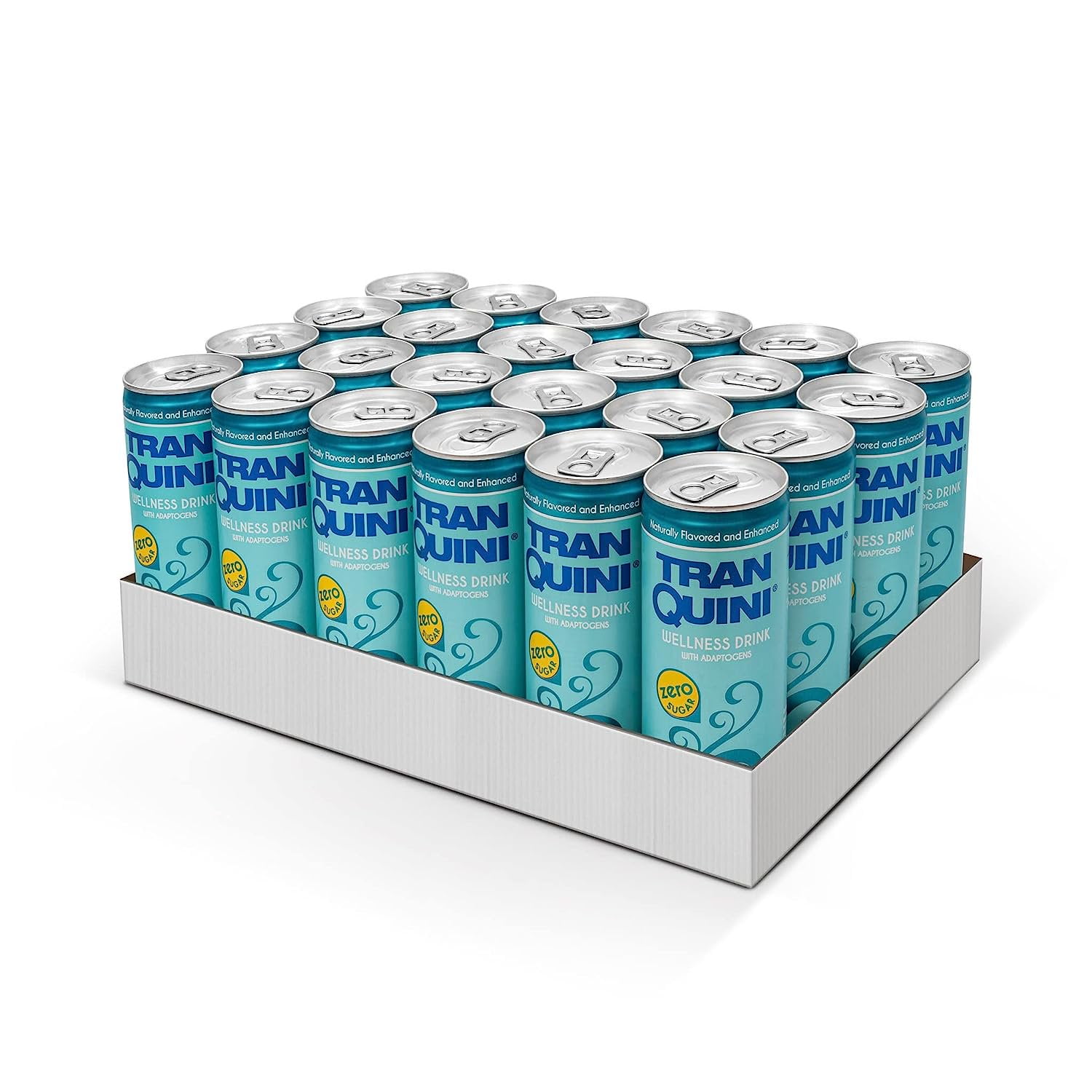 Tranquini Calming Drink With Herbal Adaptogens + L-Theanine | Sparkling ...