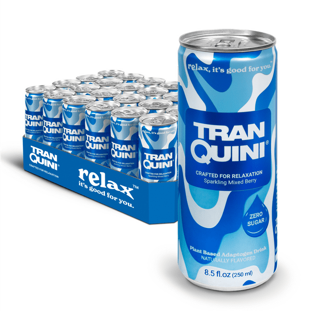 Tranquini Diet Relaxation Drink, Herbal, Sugar Free, Gluten Free, Vegan ...