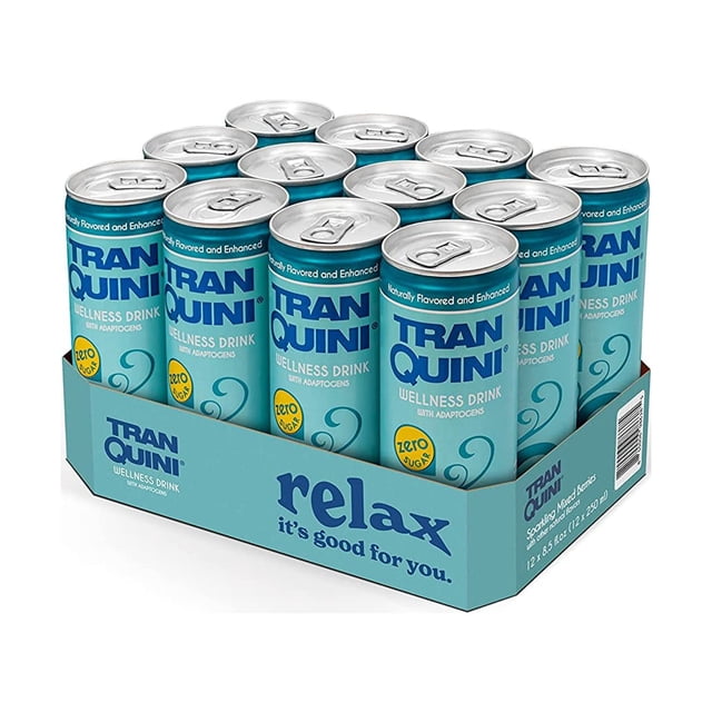 Tranquini Calming Drink With Herbal Adaptogens - Mixed Berry / 12 Pack ...