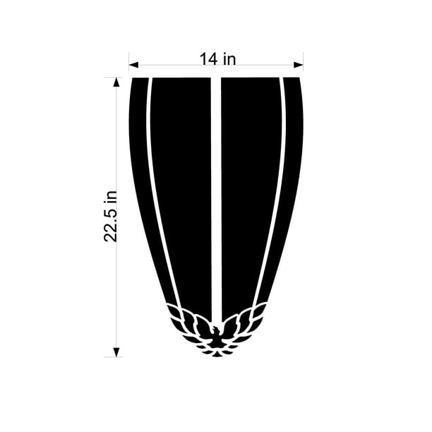 Trans AM Hood Golf Cart Go Cart Decals Stickers Side by Side Auto Truck ...