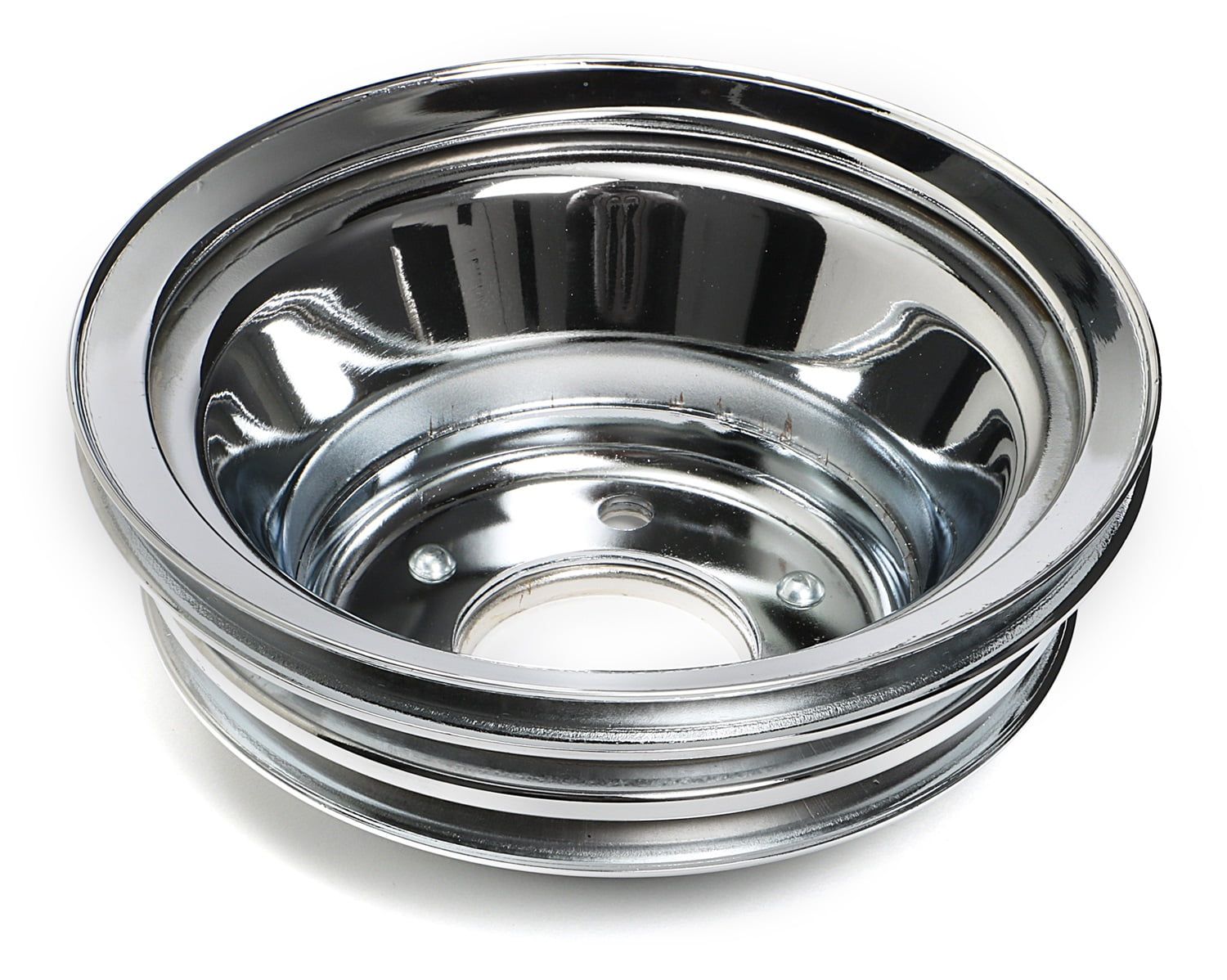 Trans-Dapt 9724 TDP9724 CRK PULLEY TRPL BBC LWP CH Fits select: 1972 ...