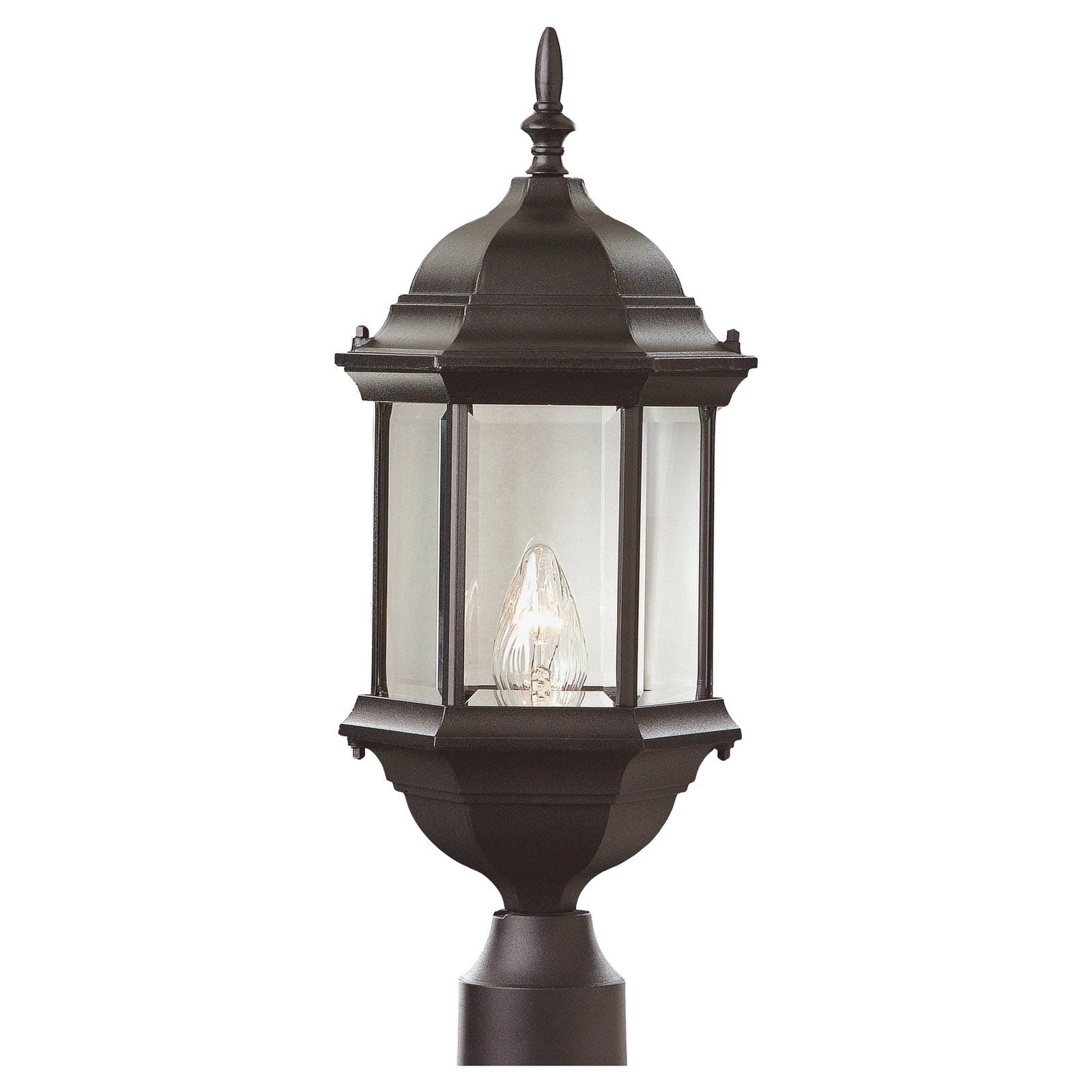 Livex Lighting Frontenac 3 Light Outdoor Post Lantern - Walmart.com