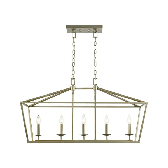 Trans Globe Lighting 10263 Lacey 5 Light 36" Wide Taper Candle Linear ...