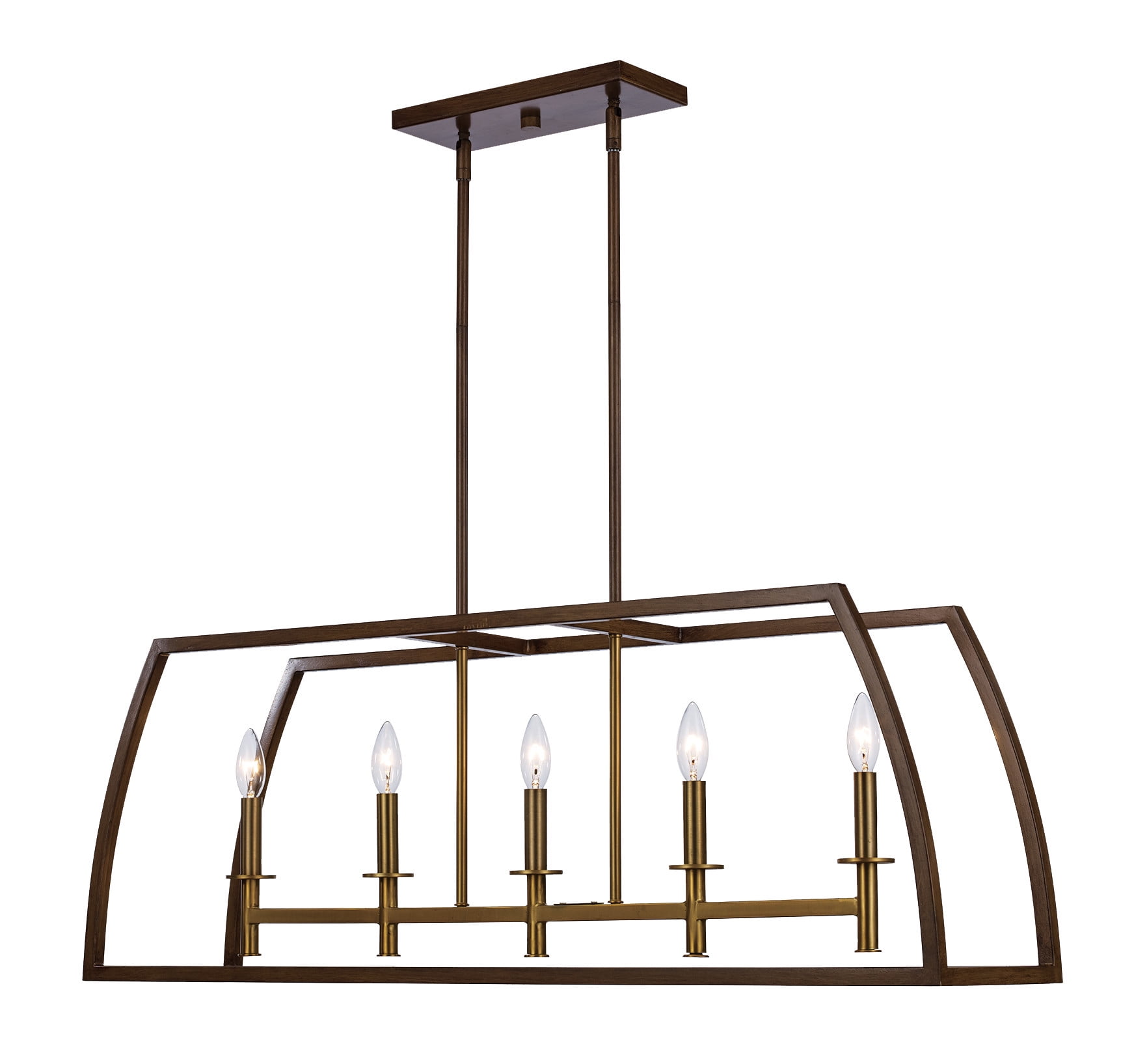 Trans Globe Lighting 11305 Carmen Too 5 Light 39" Wide Linear ...