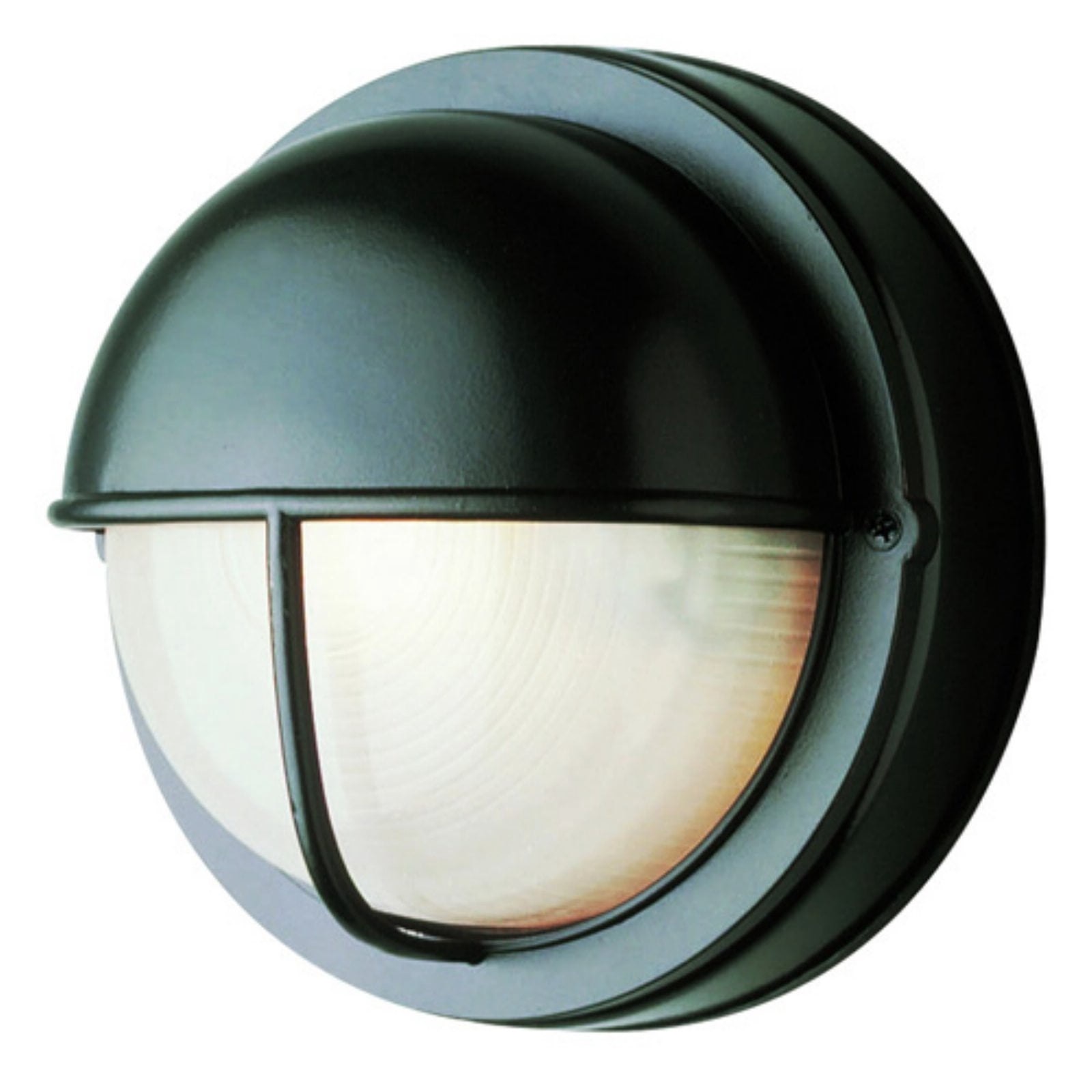Trans Globe Lighting 4120 Bulkhead 1 Light Outdoor Wall Sconce - Black ...