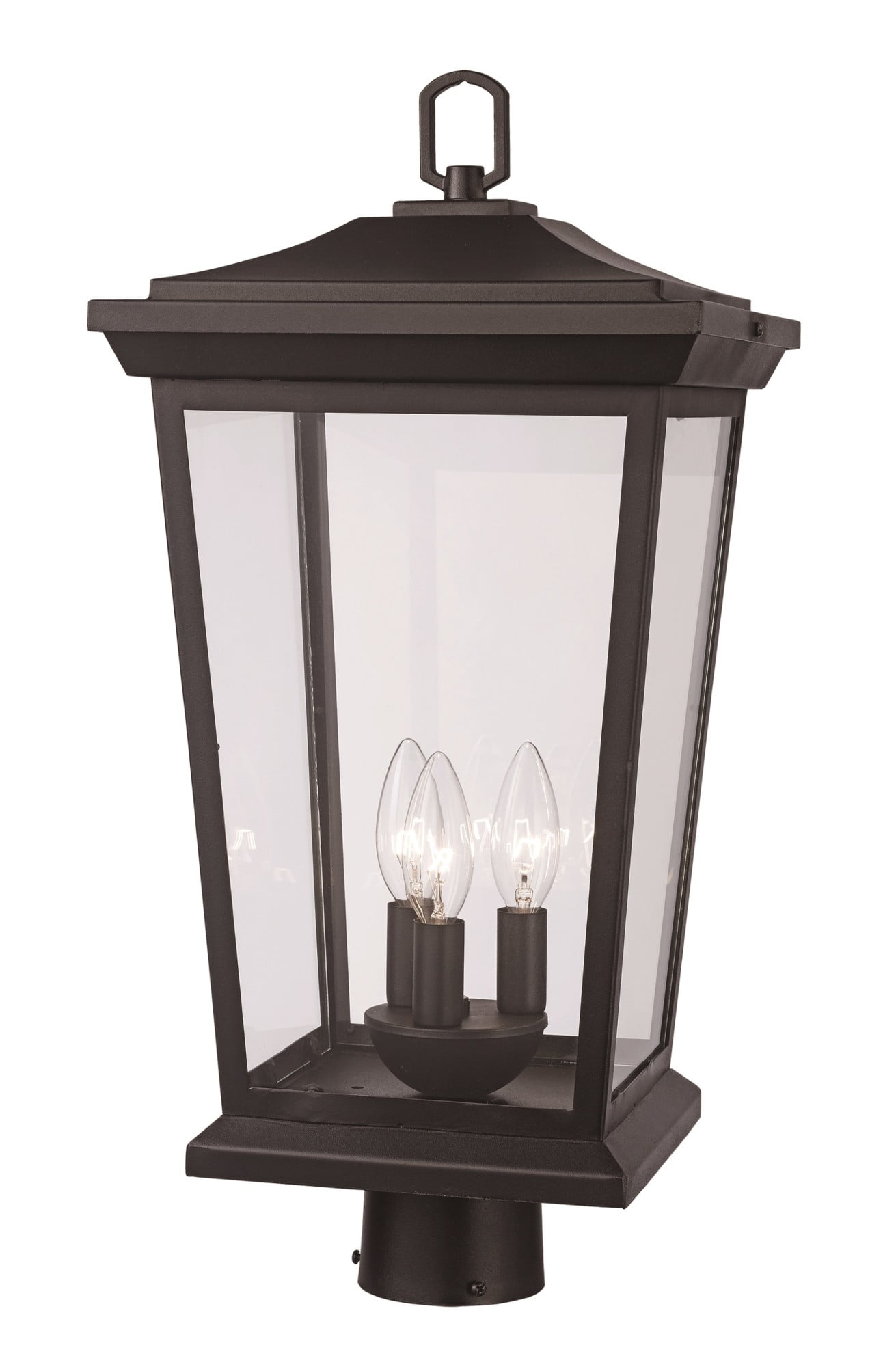 Trans Globe Lighting 50778 Turlock 3 Light 15" Tall Outdoor Pier Mount ...