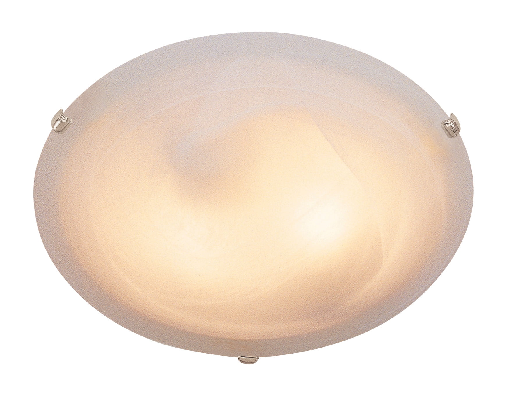 58702 BN-Trans Globe Lighting-20 Inch Flush Mount - 3 Clips Brushed ...
