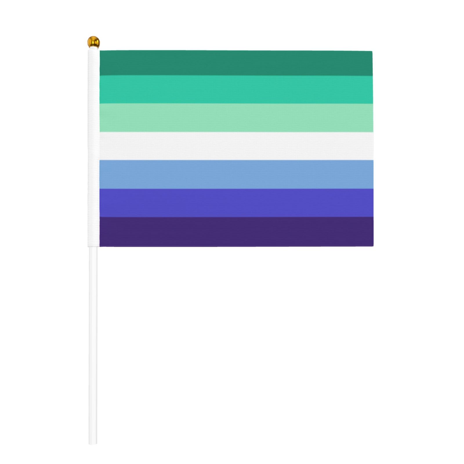 Trans-Inclusive Gay Men'S Pride Flag Flag Small Mini Hand Held Flags ...
