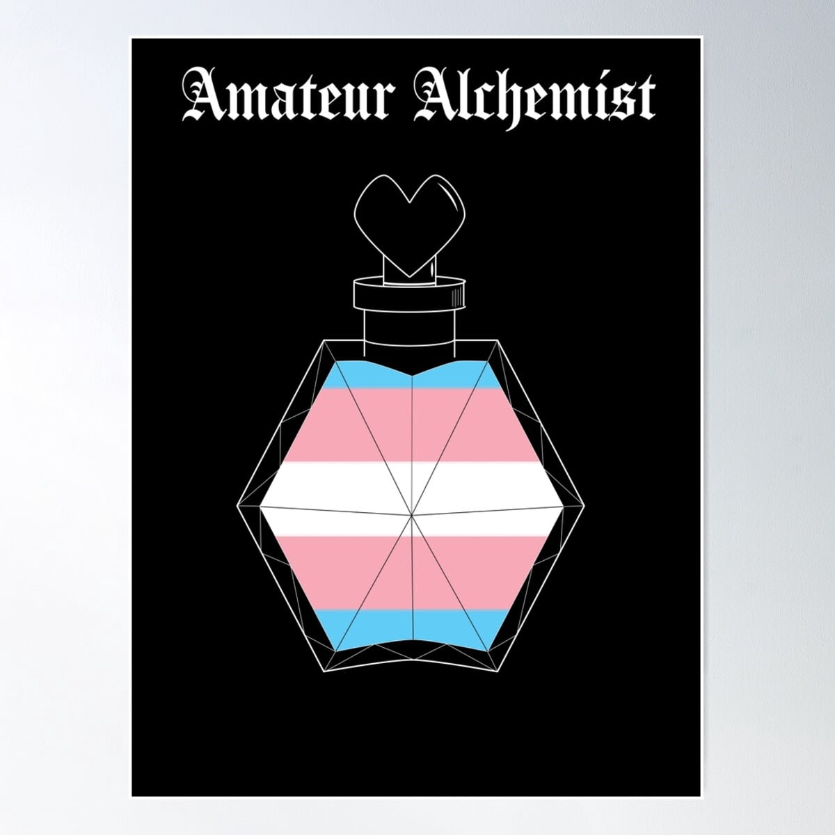 Trans Pride Alchemist Poster Wall Art, Modern Wall Decor For Living ...