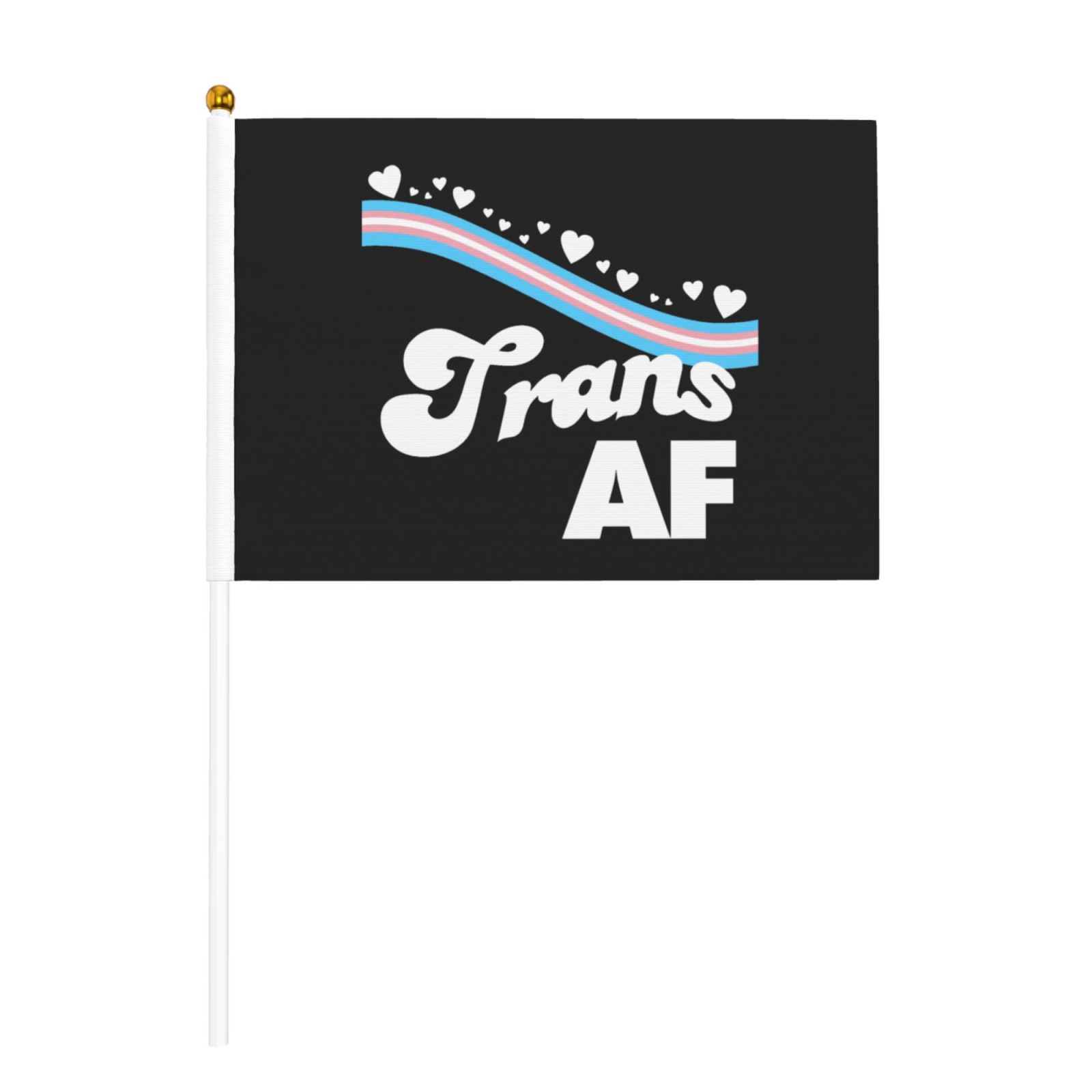 Trans Pride Lgbtqhand Held Small Mini Stick Flags Decorations ...