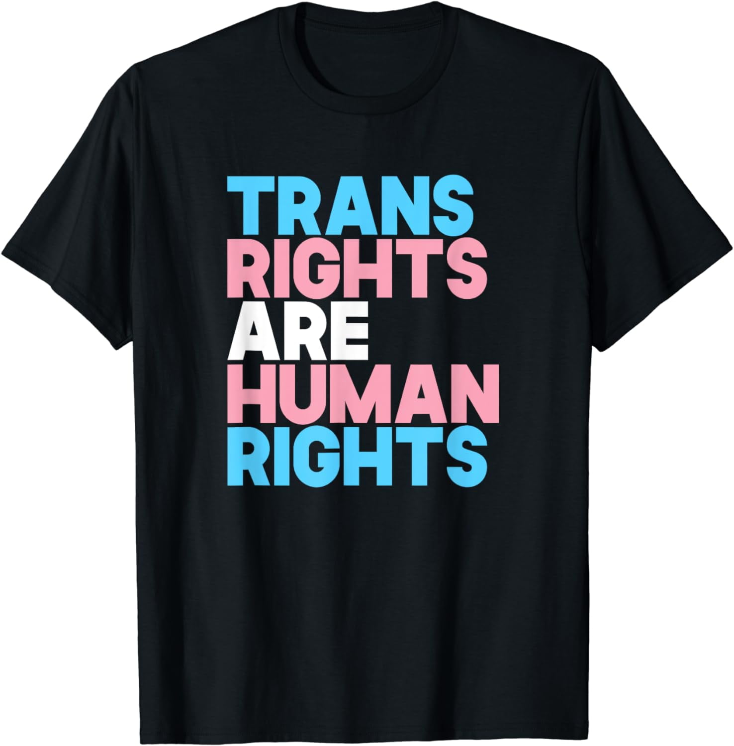 Trans Right are Human Rights Shirt Transgender LGBTQ Pride - Walmart.com