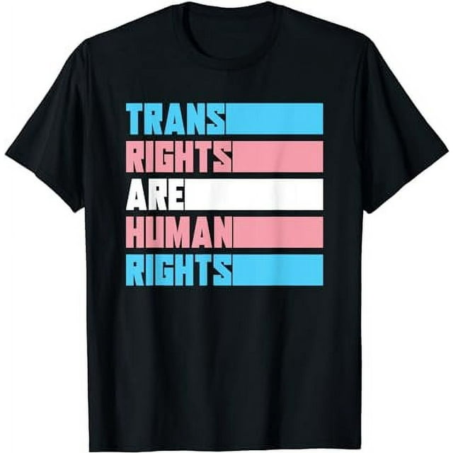 Trans Rights Are Human Rights Pride Month Gift Transgender T-Shirt ...