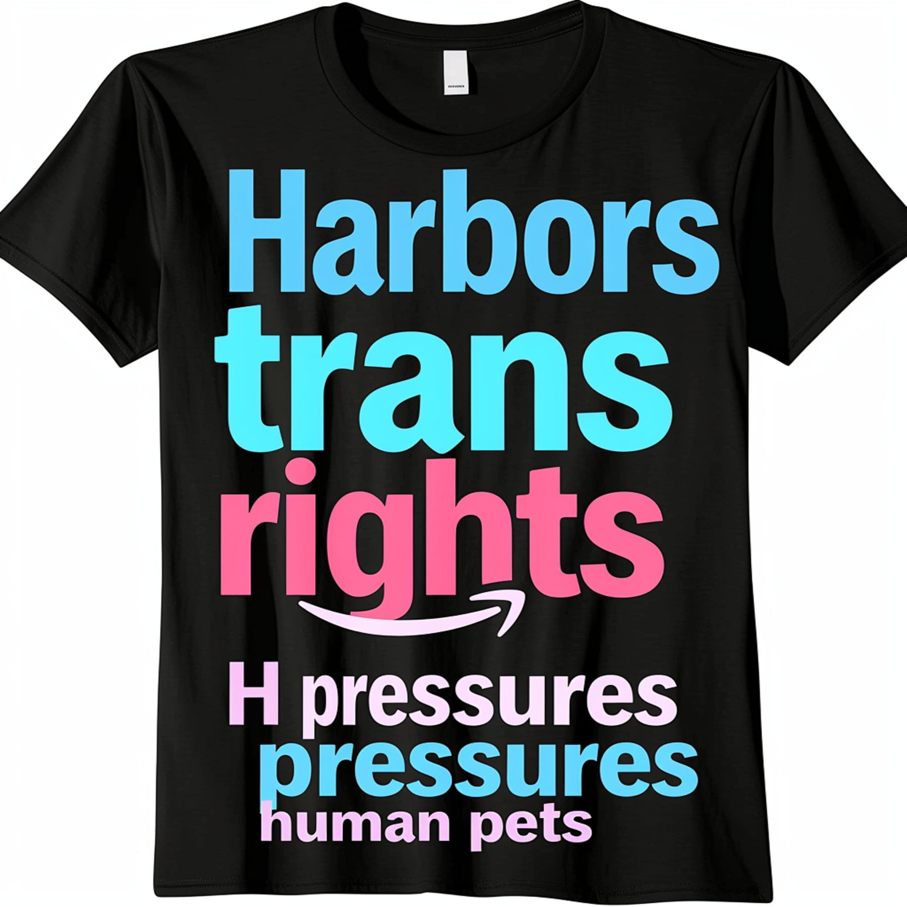 Trans Rights Unity Craft Black TShirt Support Diversity and Inclusivity ...