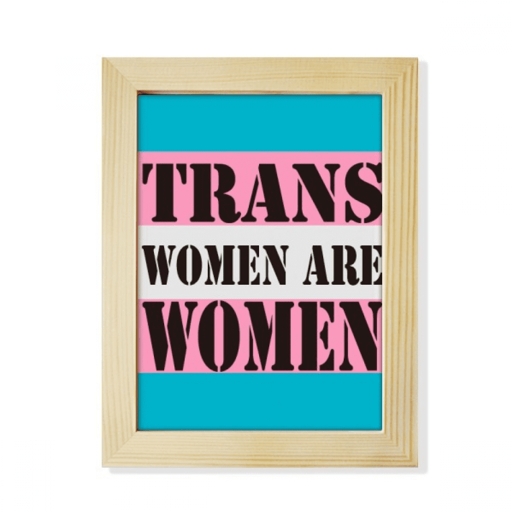 Trans Woman Support LGBT Transgender Desktop Adorn Photo Frame Display ...