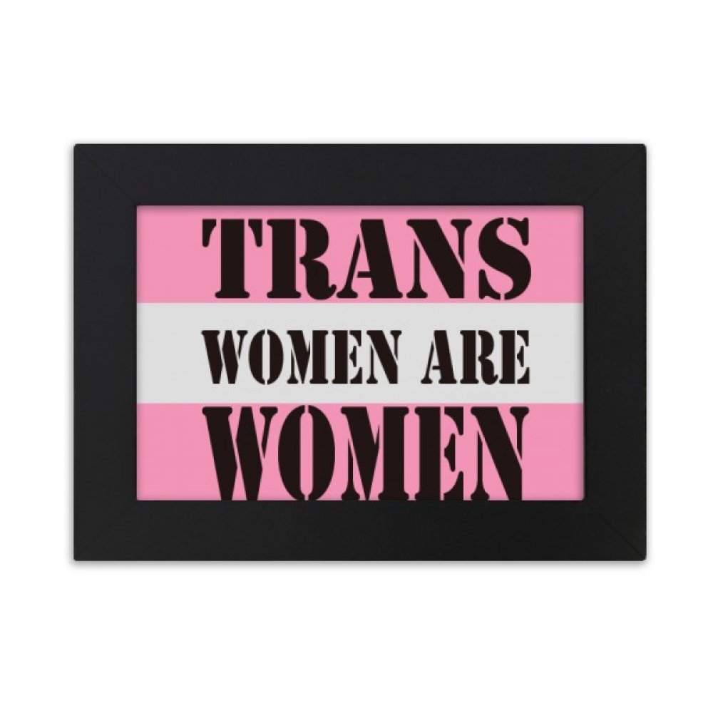 Trans Woman Support LGBT Transgender Desktop Photo Frame Ornaments ...