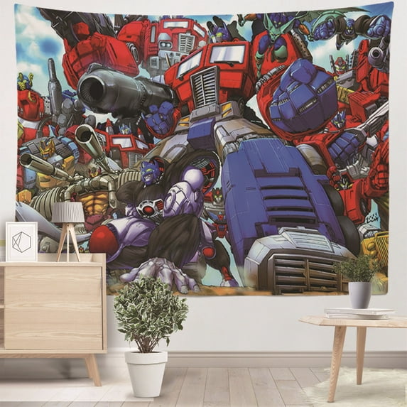 Trans formers Theme Party Supplies Backdrop Trans formers Birthday ...