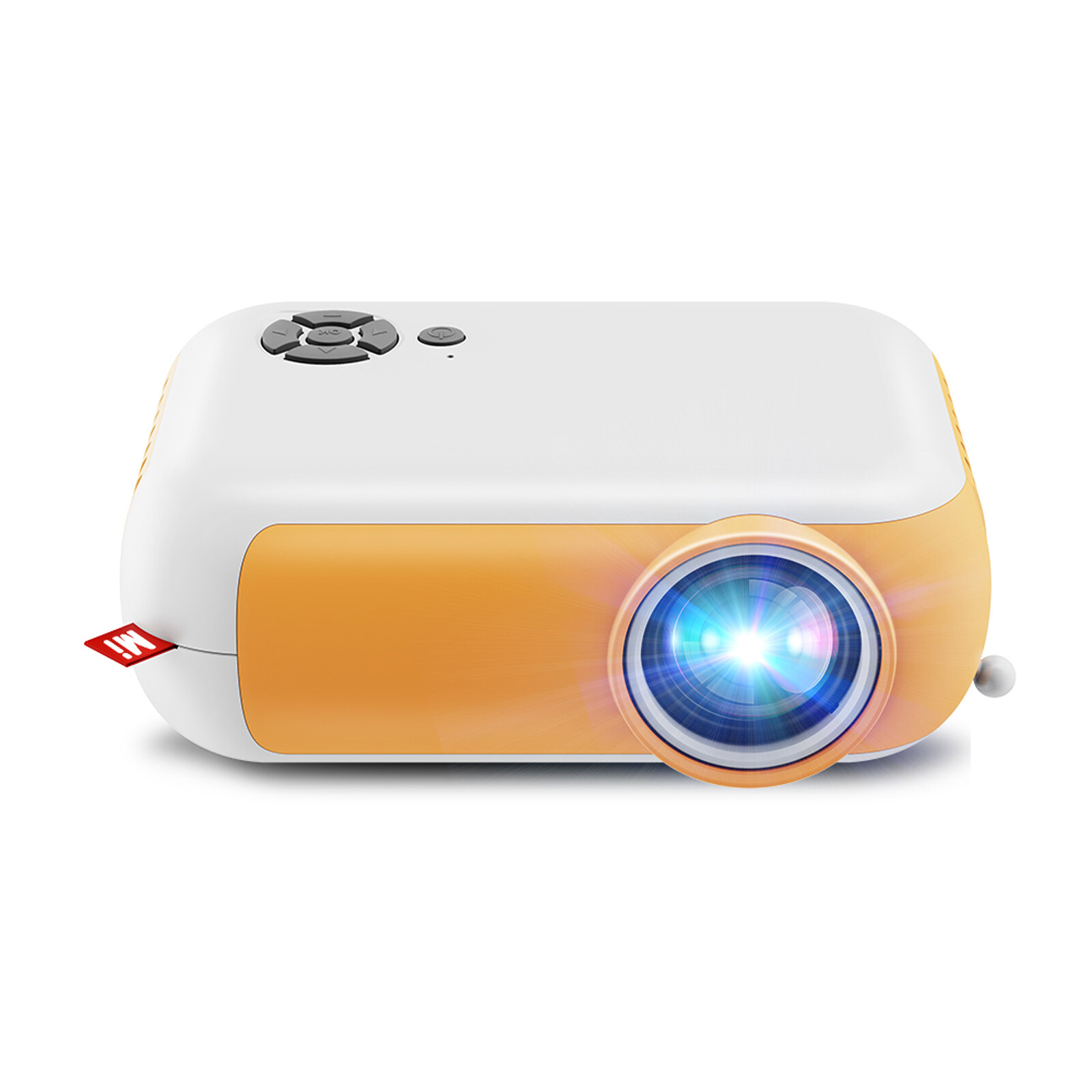 TransJee A10 Mini LCD LED Projector 1080P Home Theater with HD IN AV ...