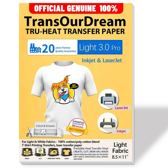 Transparent Iron Transfer Paper