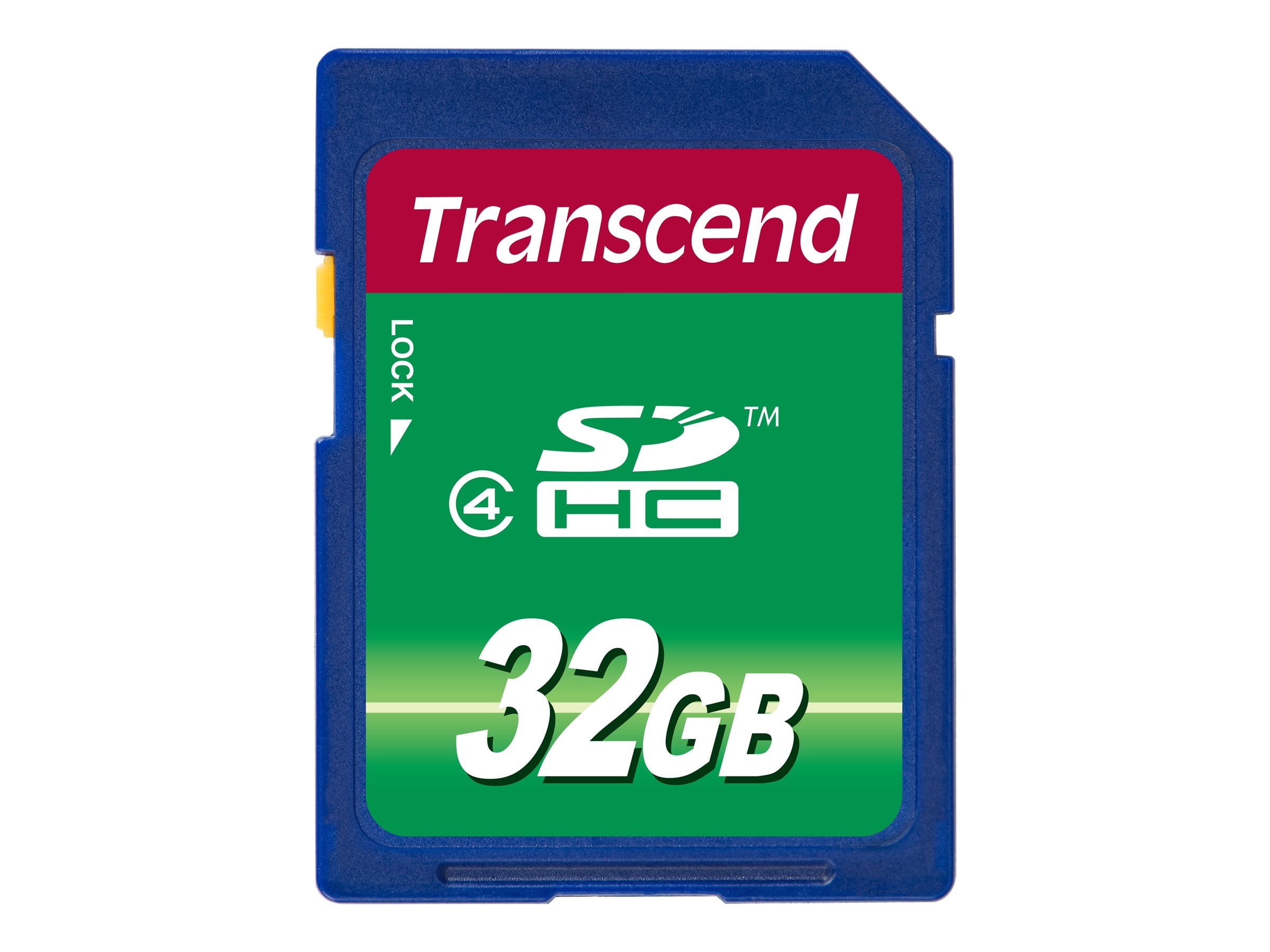 Transcend - Flash memory card - 32 GB - Class 4 - SDHC - Walmart.com