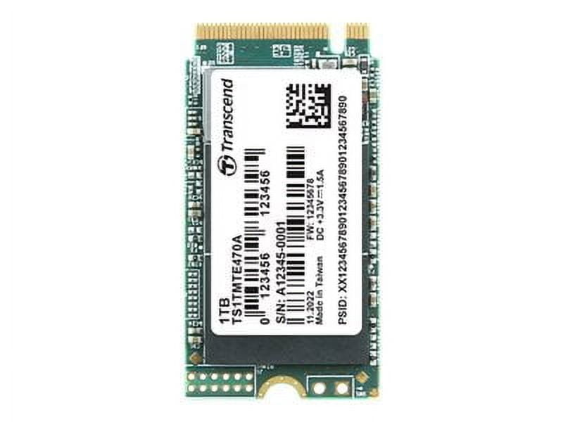 Transcend MTE470A 256 GB Solid State Drive, M.2 2242 Internal, PCI Express NVMe (PCI Express ...
