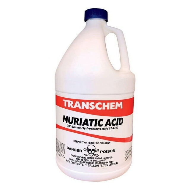 Transchem Muriatic Acid 1 gal Liquid - Walmart.com