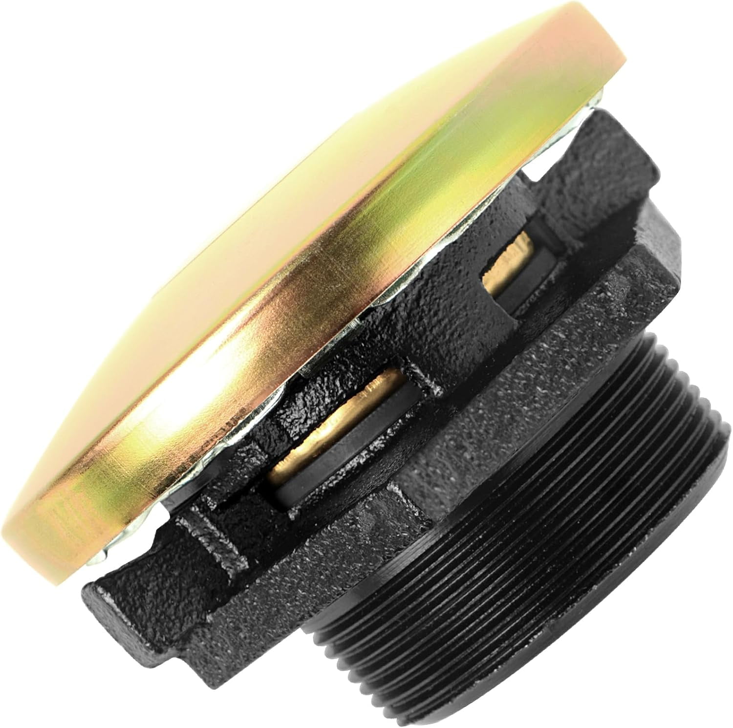 Transfer Tank Vented Fuel Cap w/Threaded Neck,Diesel Tank Cap with 2 ...