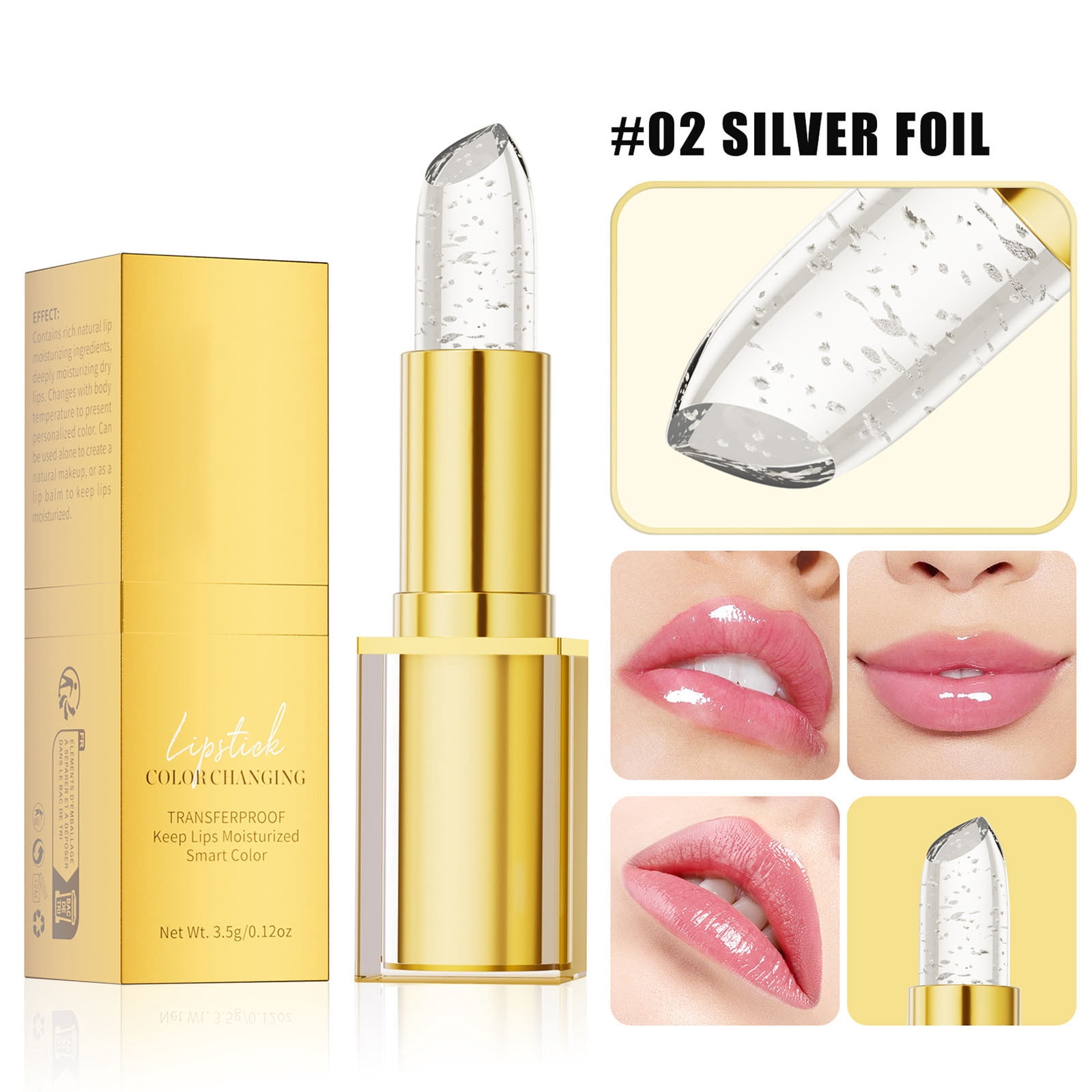 Transferproof Color Changing Lipstick,Warm Change Color Change Lip ...