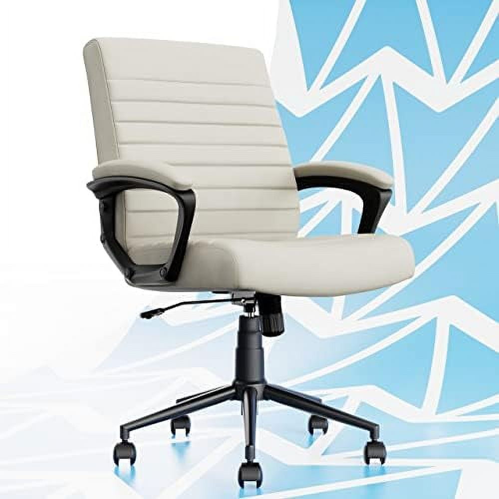 Transform 3.0 Extra Comfort Ergonomic Mid Back Channel Stitching Desk ...