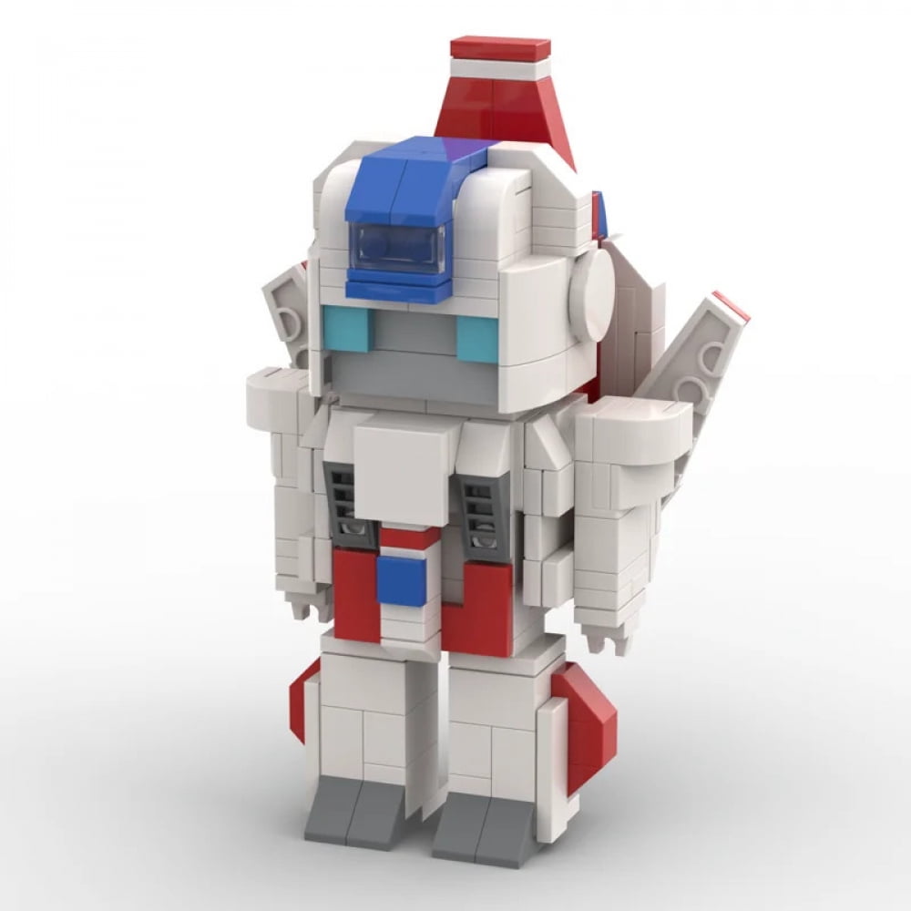 *Transform Auto Robot Brickheadz * Star scream jazz Prime DIY enlighten ...