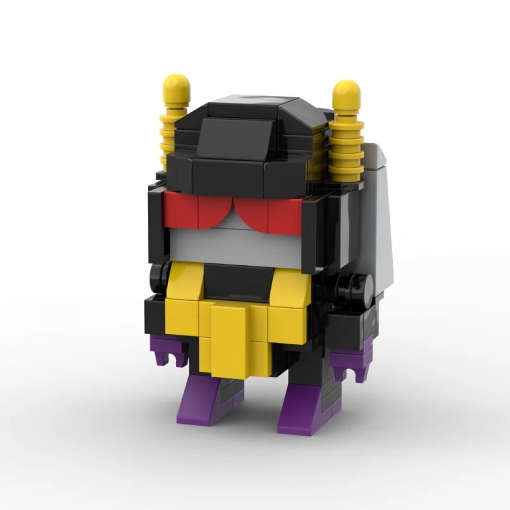 *Transform Auto Robot Brickheadz * Star scream jazz Prime DIY enlighten ...