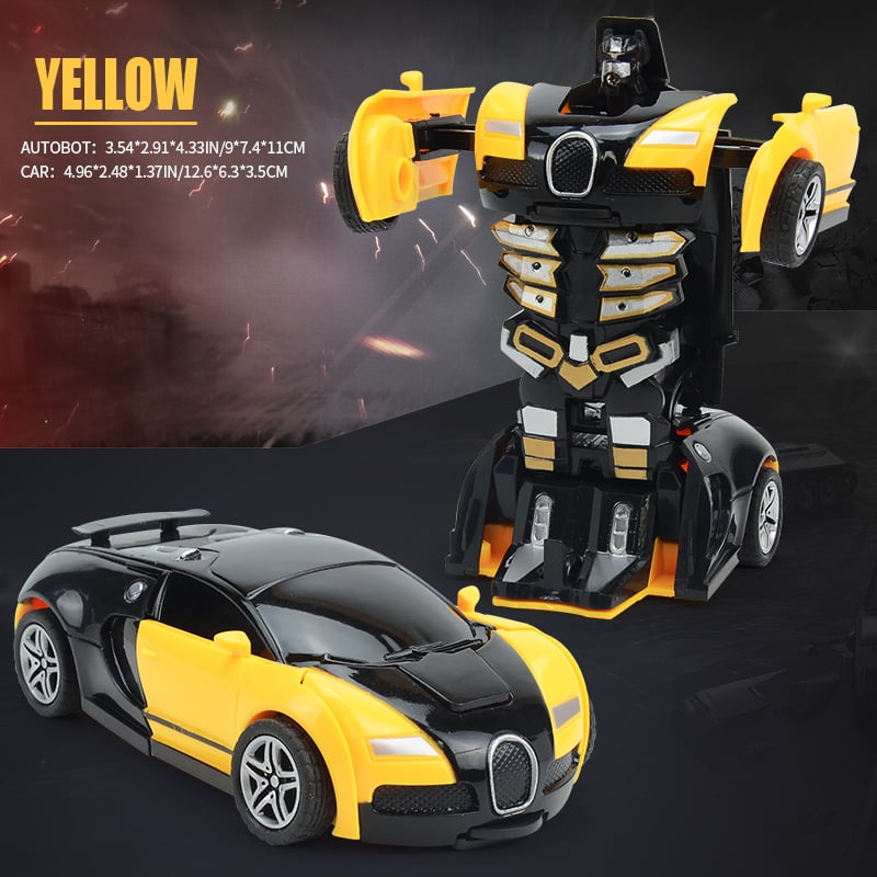 Transform CarRobot Model Car.Automatic Deformation Push and Go Car ...