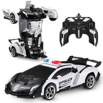 Zacro 1:18 Scale 2.4Ghz Operated RC Car Transformer Toy, One-Button ...