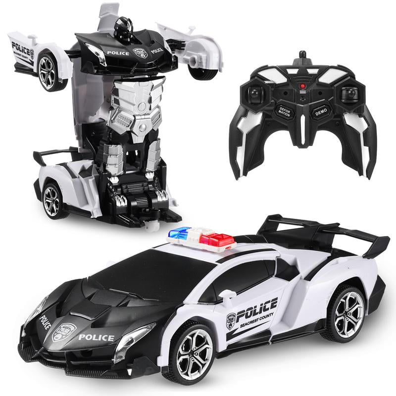 Transform Remote Control Car Robot Toy, 2.4Ghz 1:18 Scale Remote ...