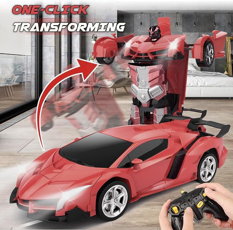 Transform Remote Control Car Toy for Kids 4 5 6 7 8, Remote Control Car ...