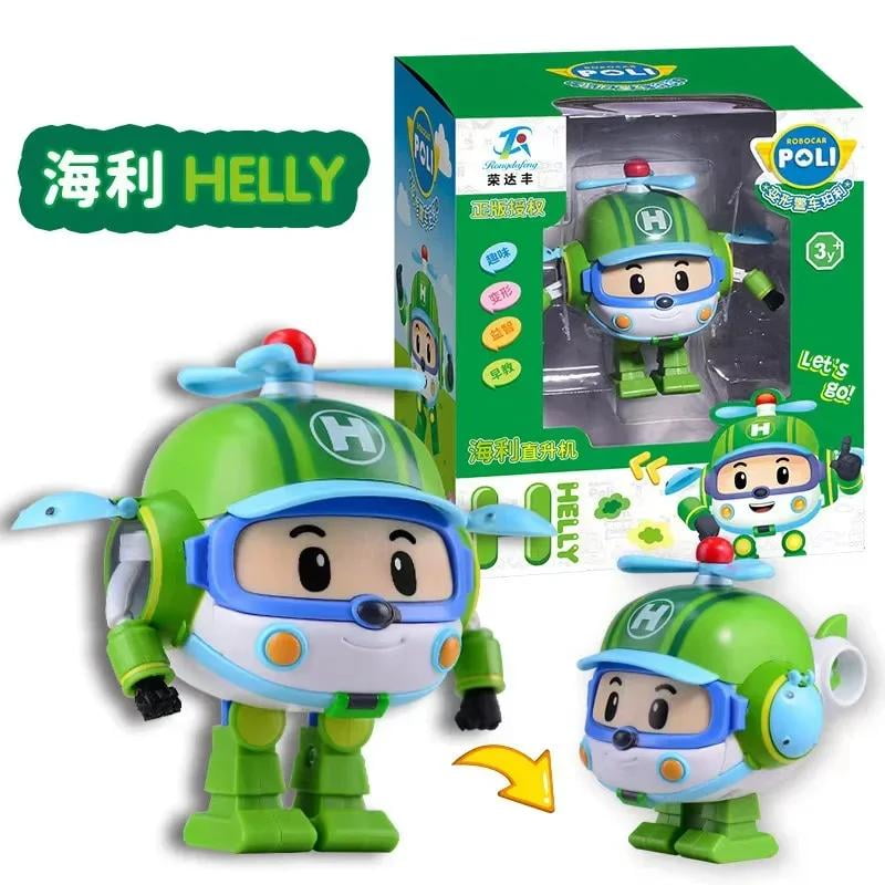 Transform Vehicle Robot Toy Poli Amber Roy Action Figure Transform Bus ...