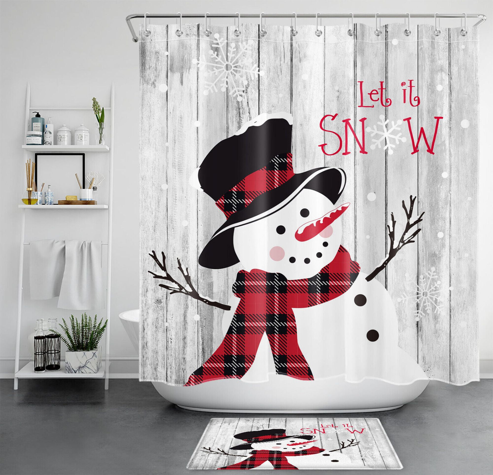 Transform Your Bath into a Winter Wonderland with Charming Rustic ...