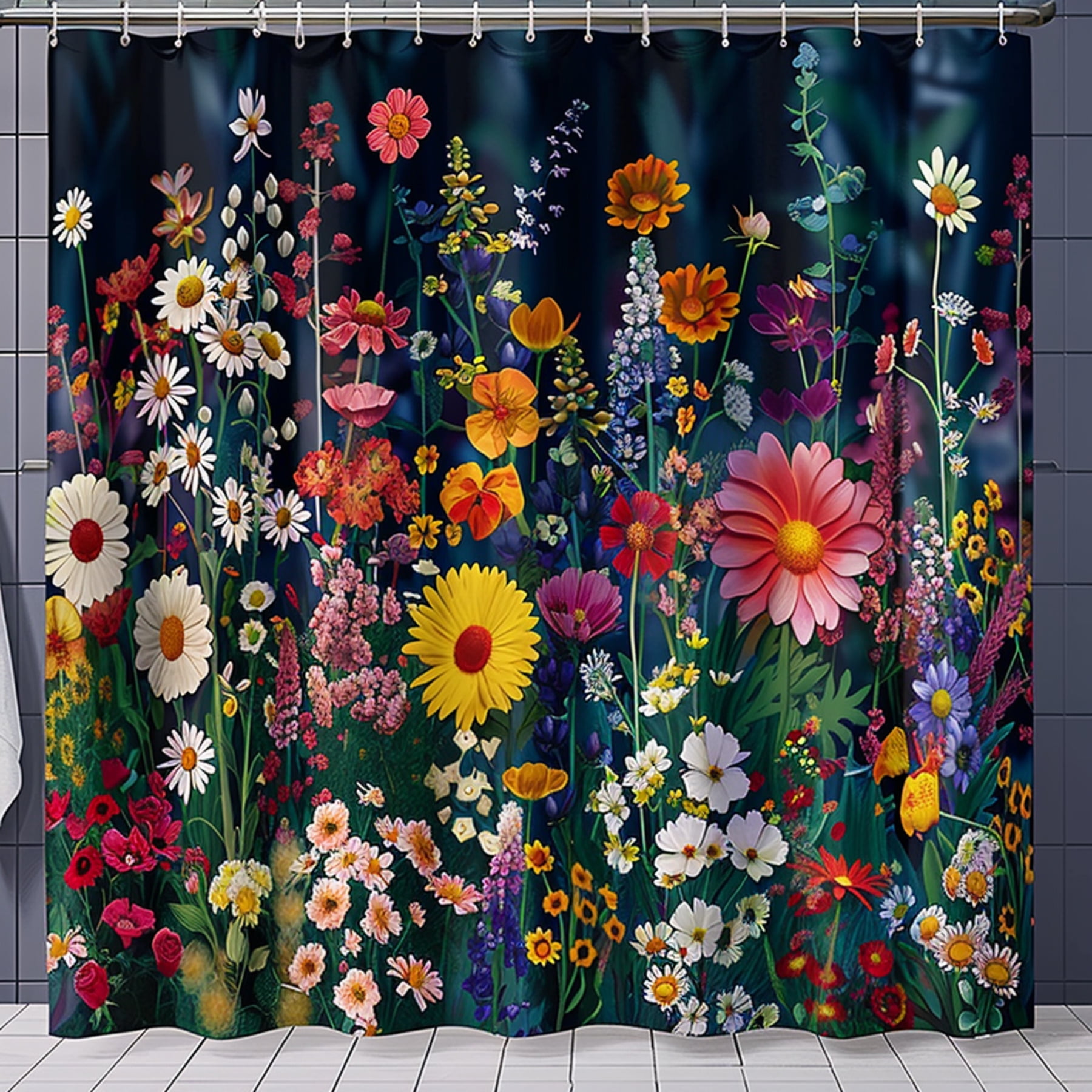 Transform Your Bathroom into a Blooming Oasis with Our Vivid Floral ...
